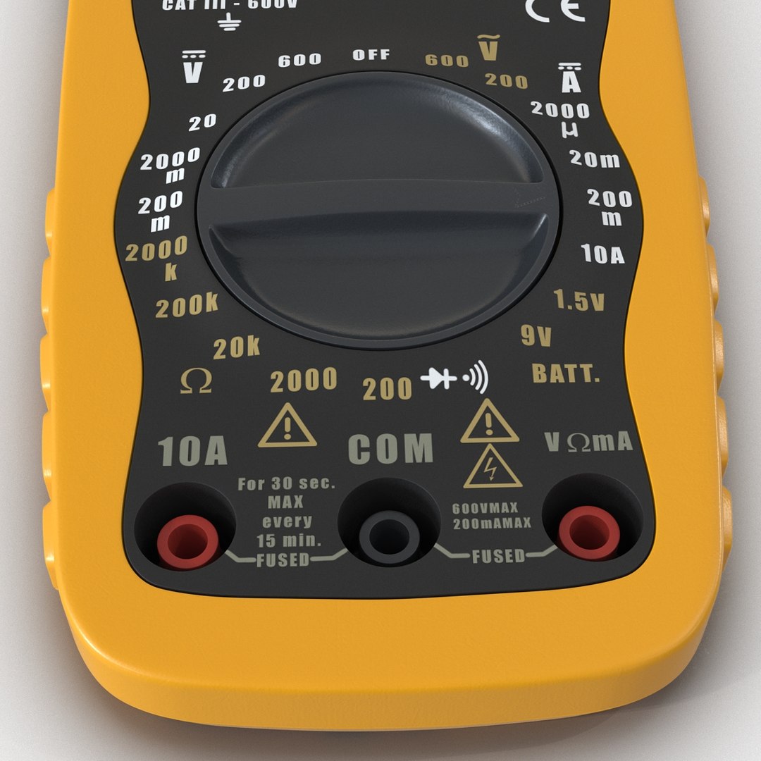 Multimeter Realistic 3d Model
