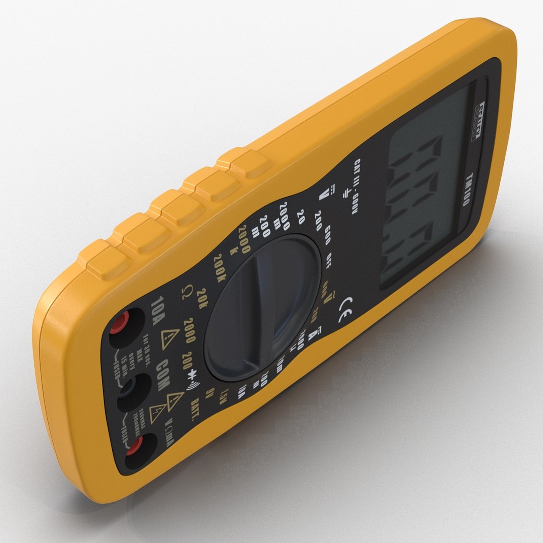Multimeter Realistic 3d Model