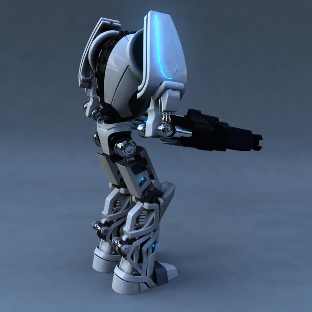 3D model robot rigged - TurboSquid 1236797