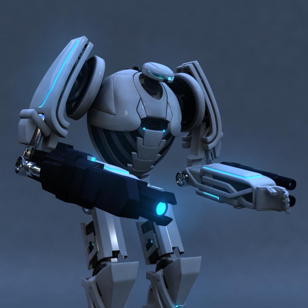 3D model robot rigged - TurboSquid 1236797