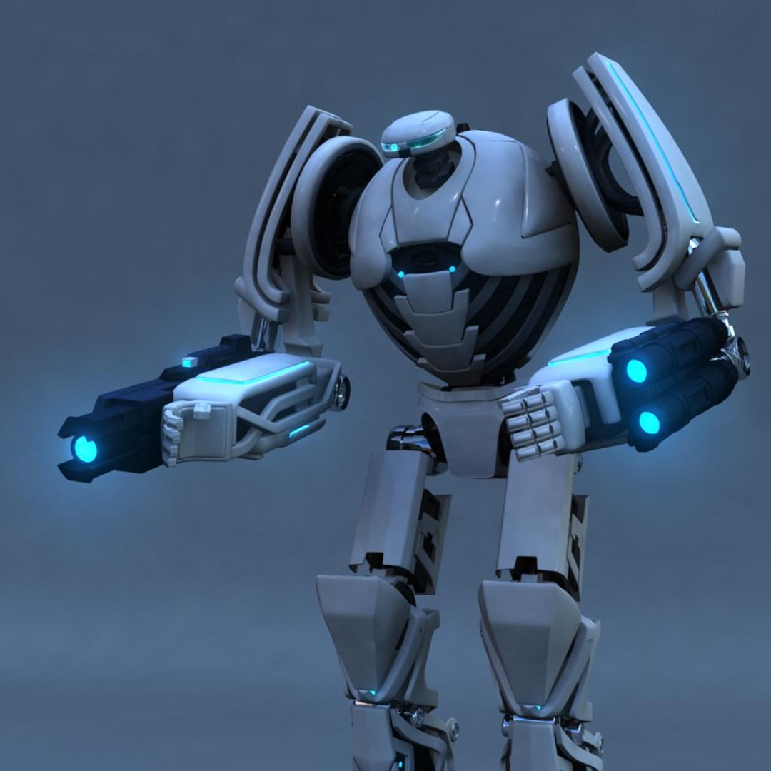 3D model robot rigged - TurboSquid 1236797