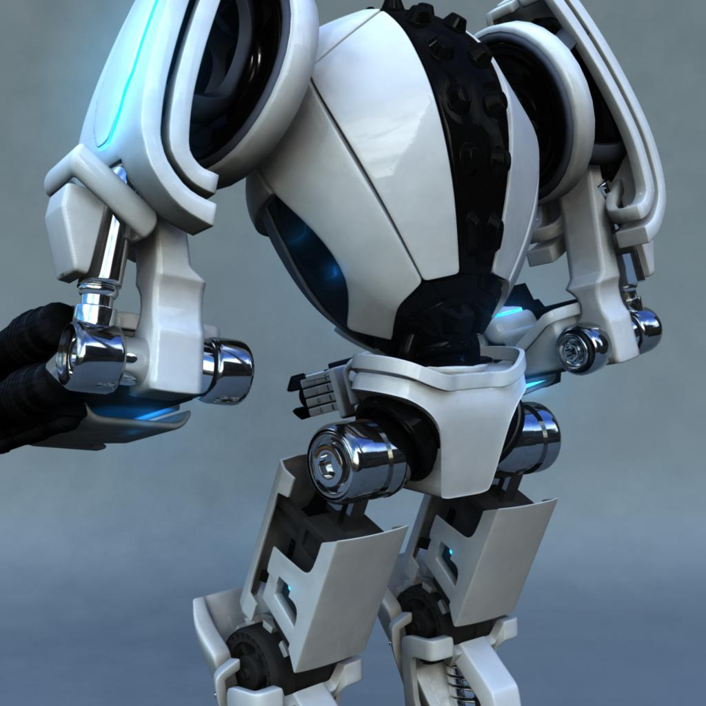 modelo 3d Modelo de Robot Rigged - TurboSquid 1236797