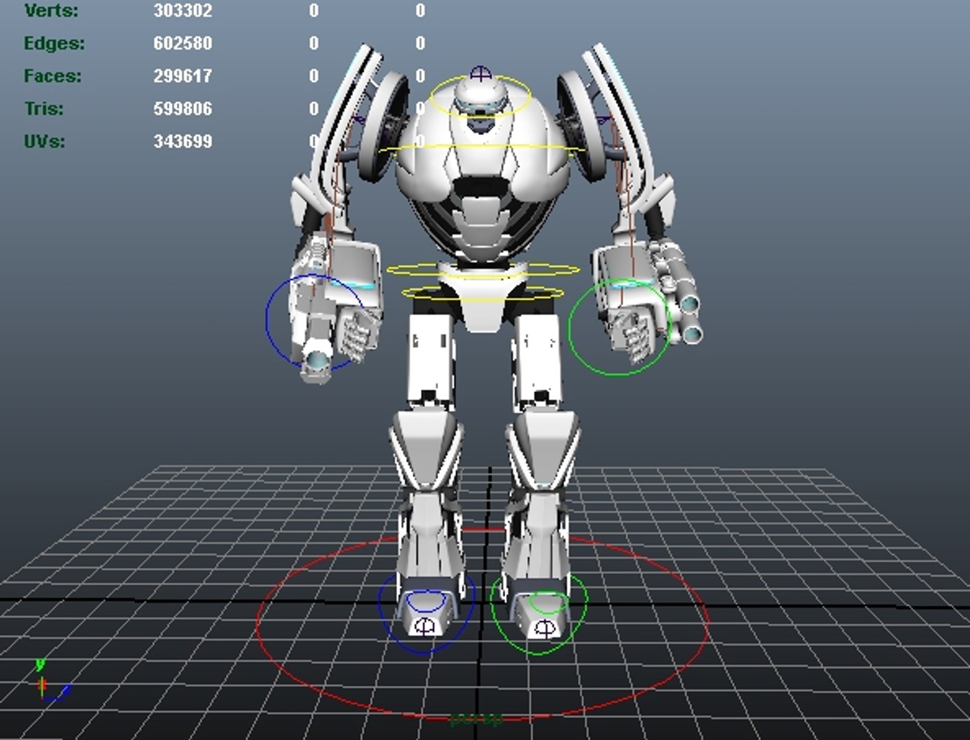 3D model robot rigged - TurboSquid 1236797