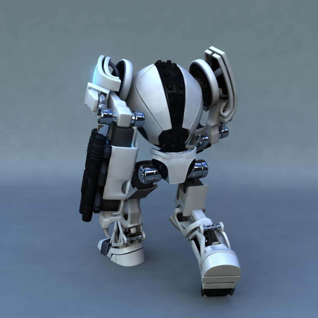 3D model robot rigged - TurboSquid 1236797