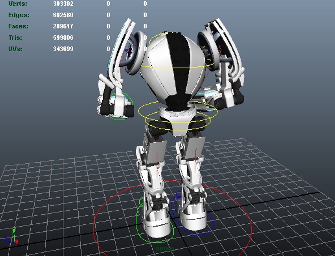 3D model robot rigged - TurboSquid 1236797