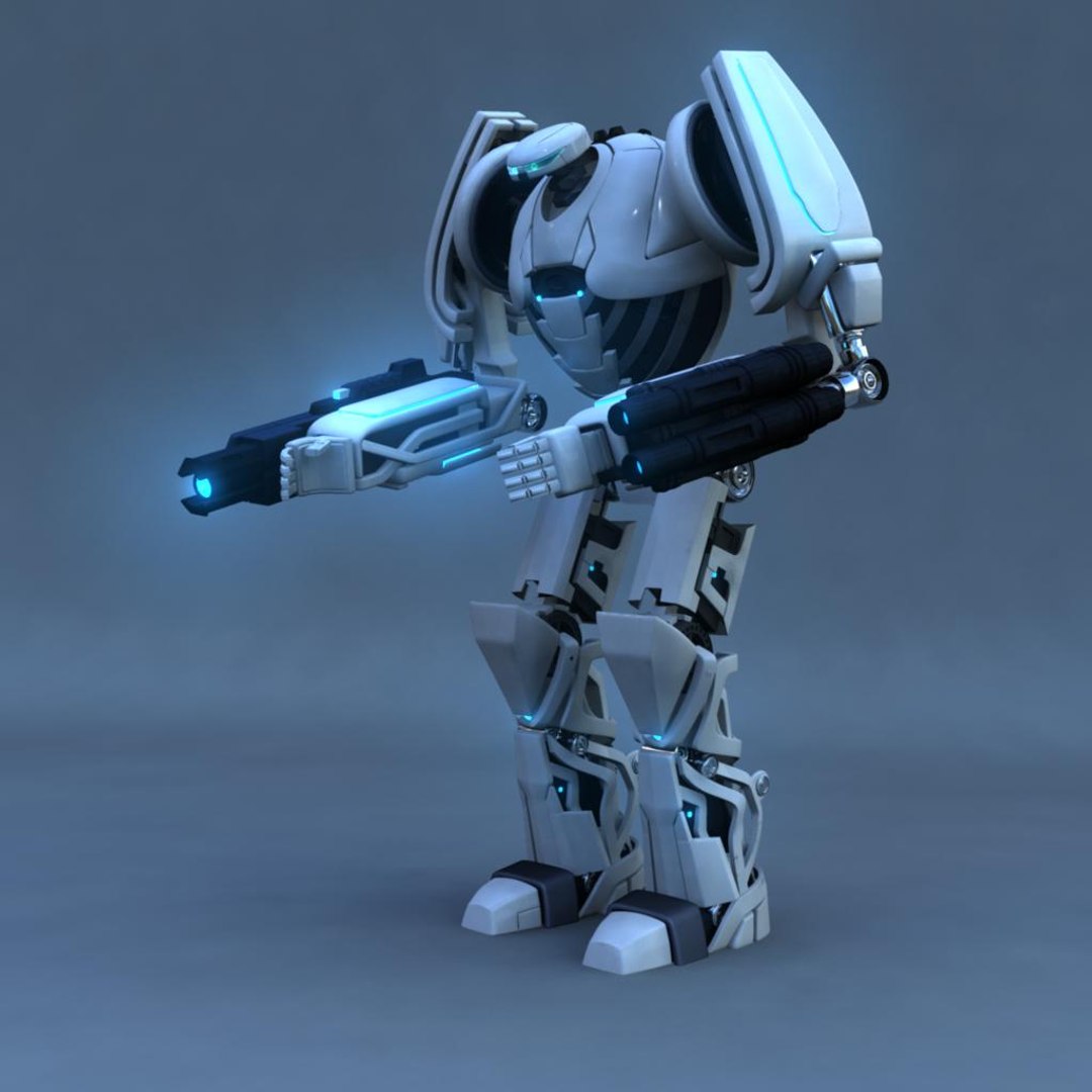 3D model robot rigged - TurboSquid 1236797