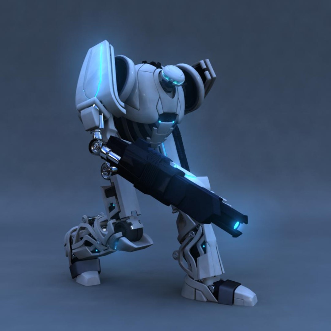 3D model robot rigged - TurboSquid 1236797
