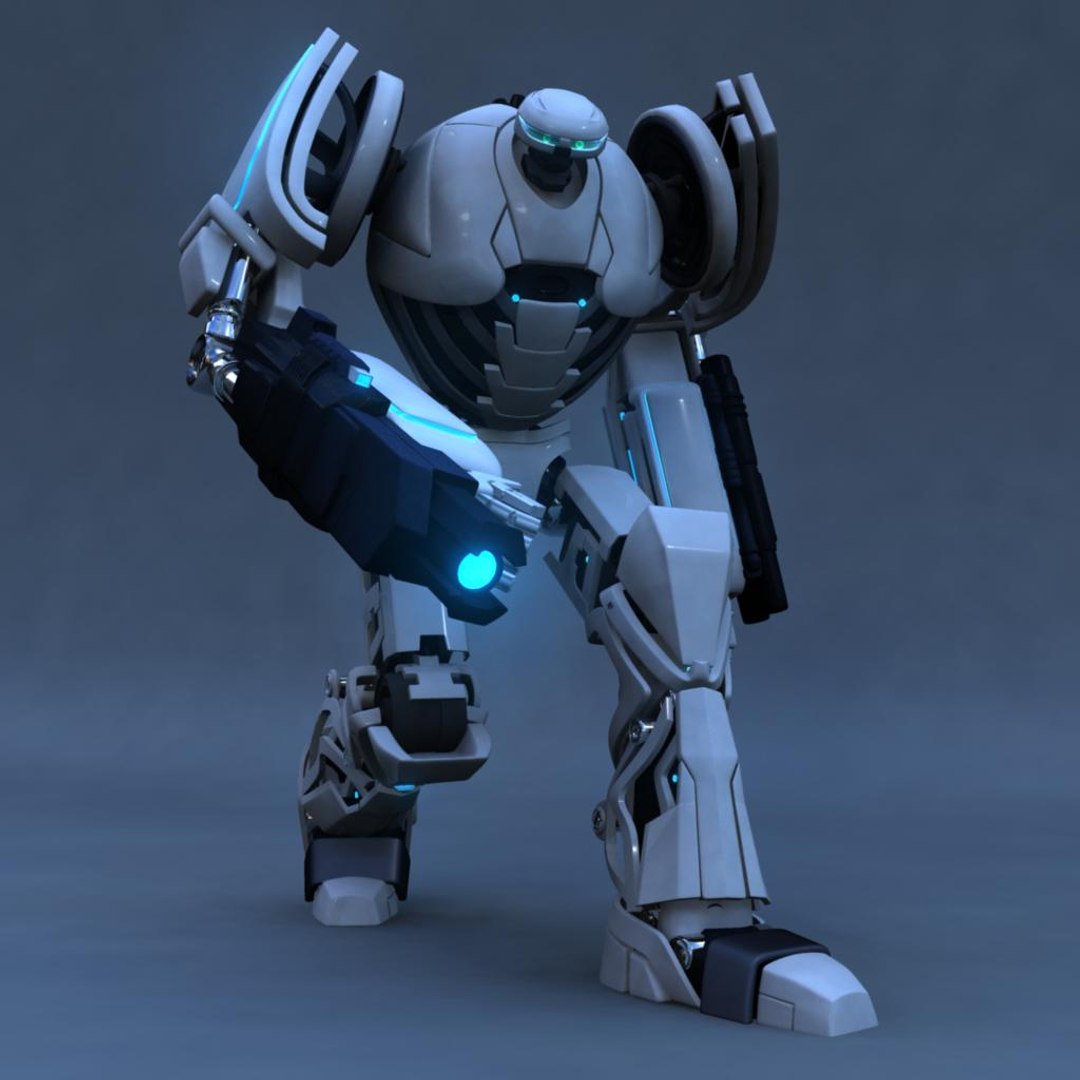 3D model robot rigged - TurboSquid 1236797