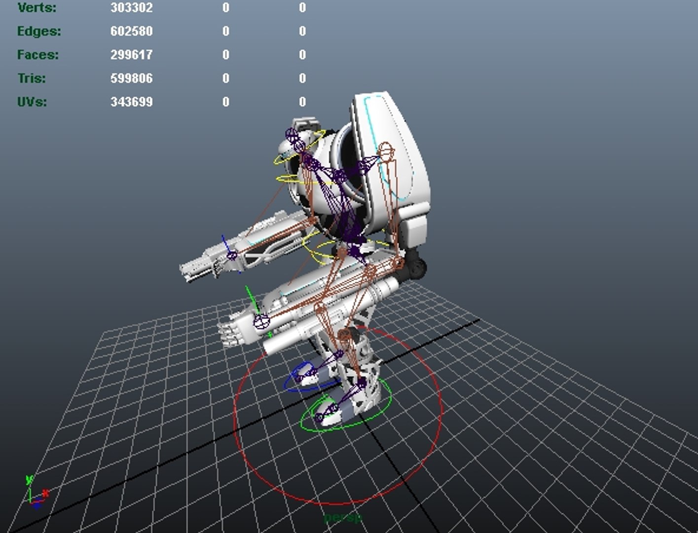 3D model robot rigged - TurboSquid 1236797