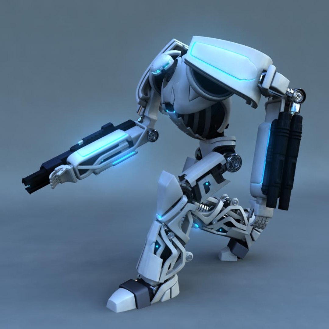 3D model robot rigged - TurboSquid 1236797