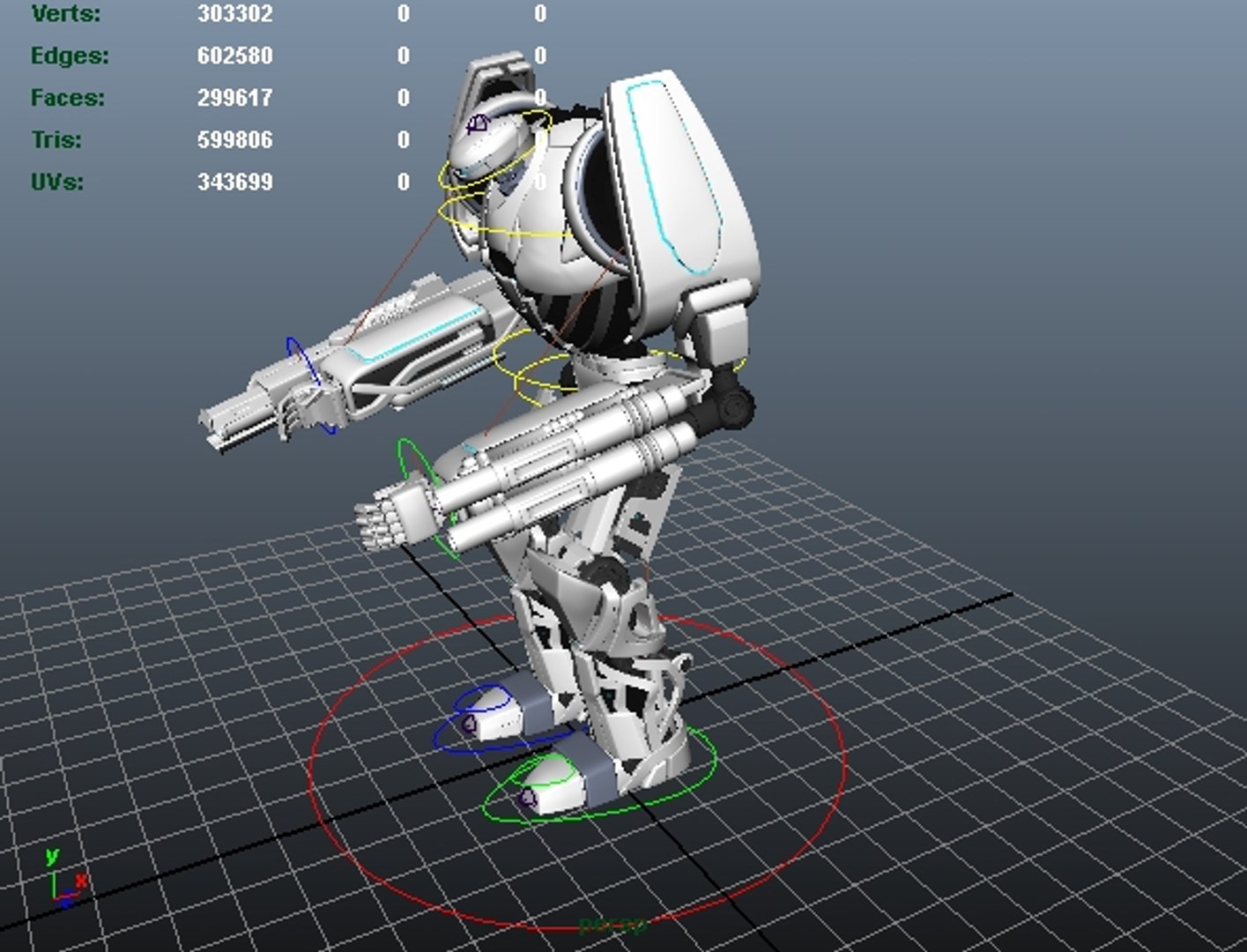 3D model robot rigged - TurboSquid 1236797