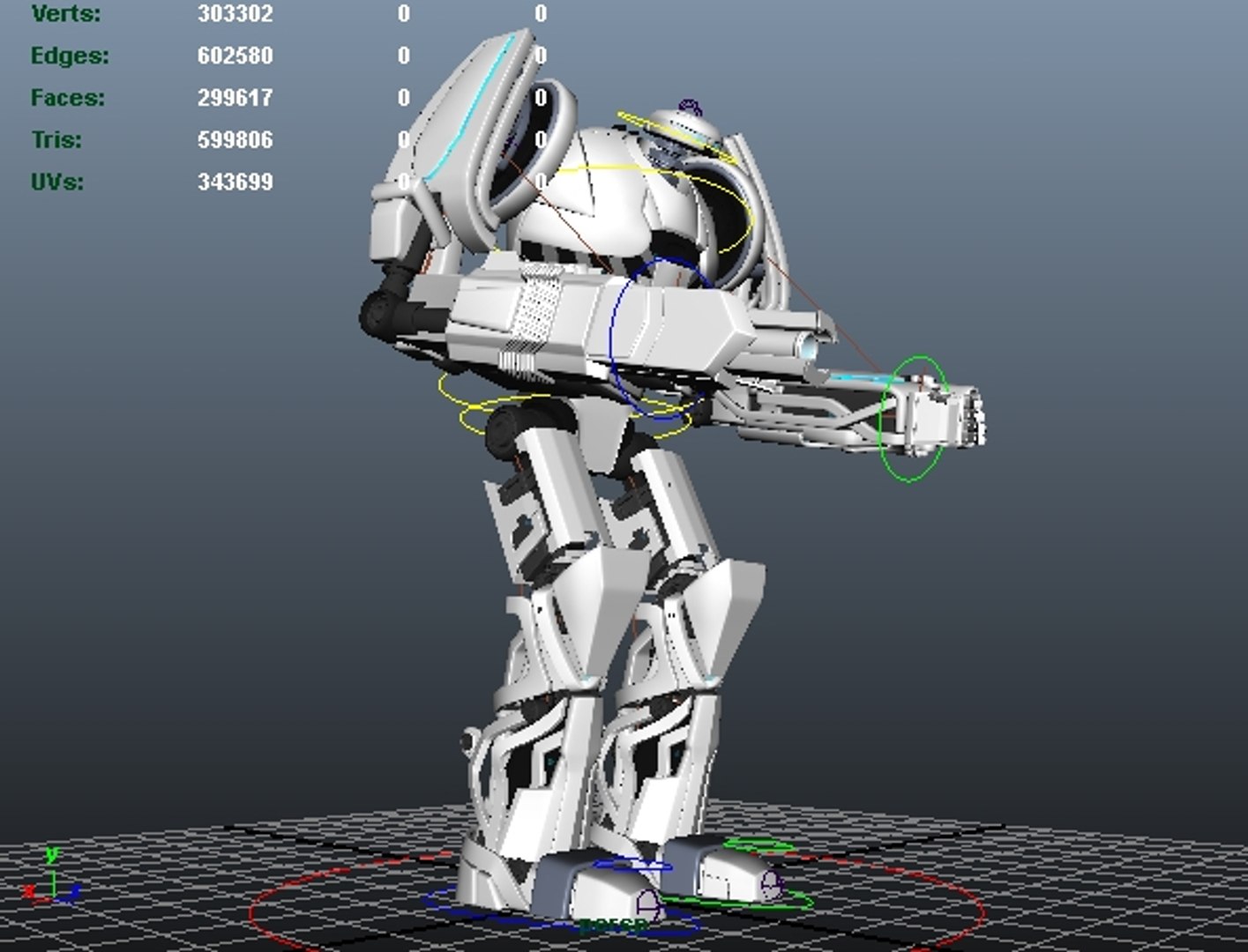 3D model robot rigged - TurboSquid 1236797