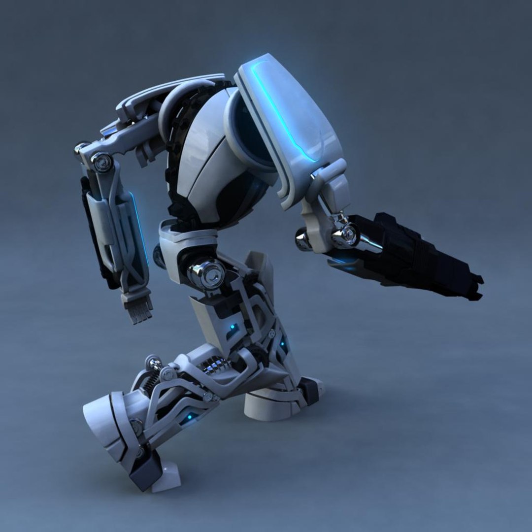 3D model robot rigged - TurboSquid 1236797