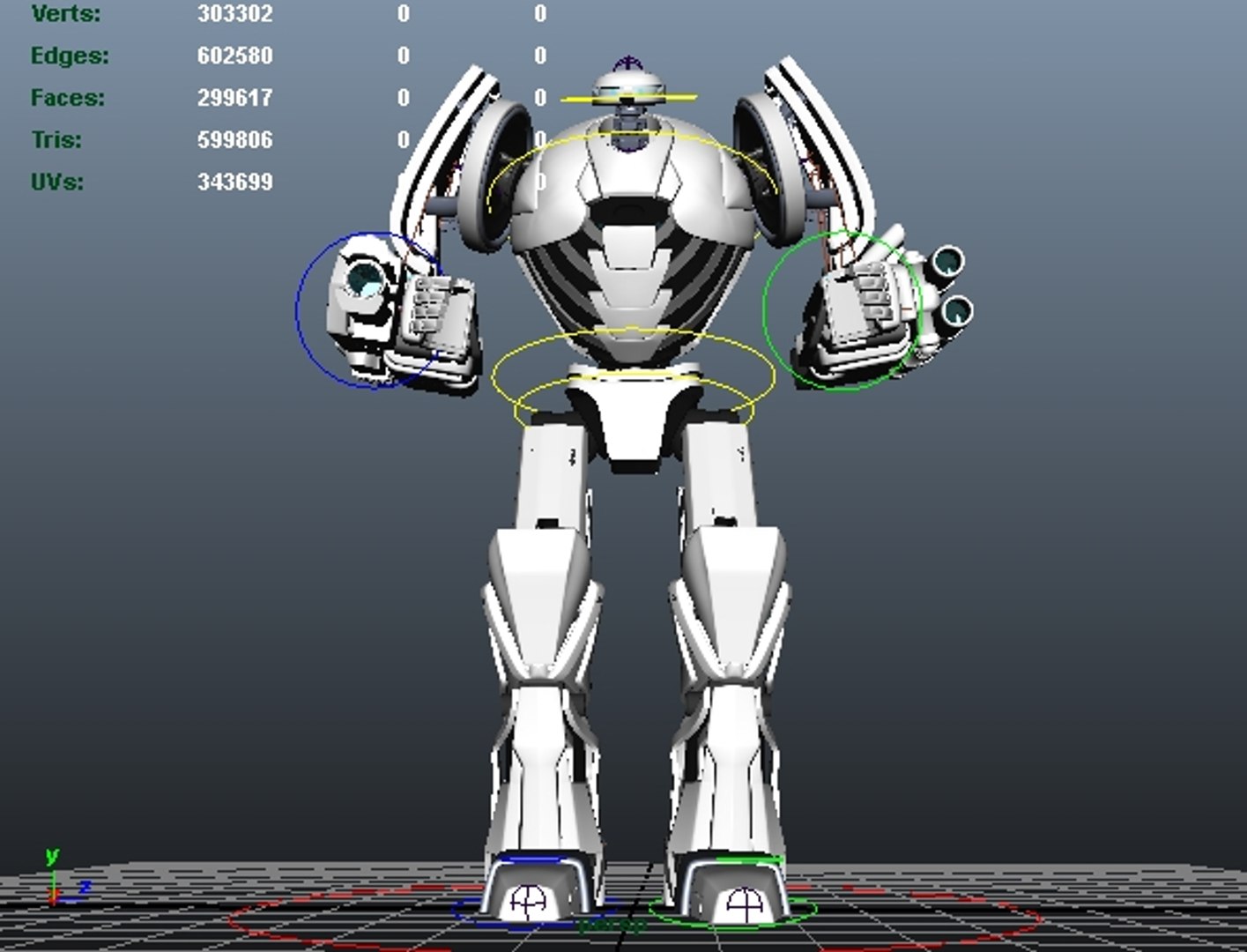 3D model robot rigged - TurboSquid 1236797