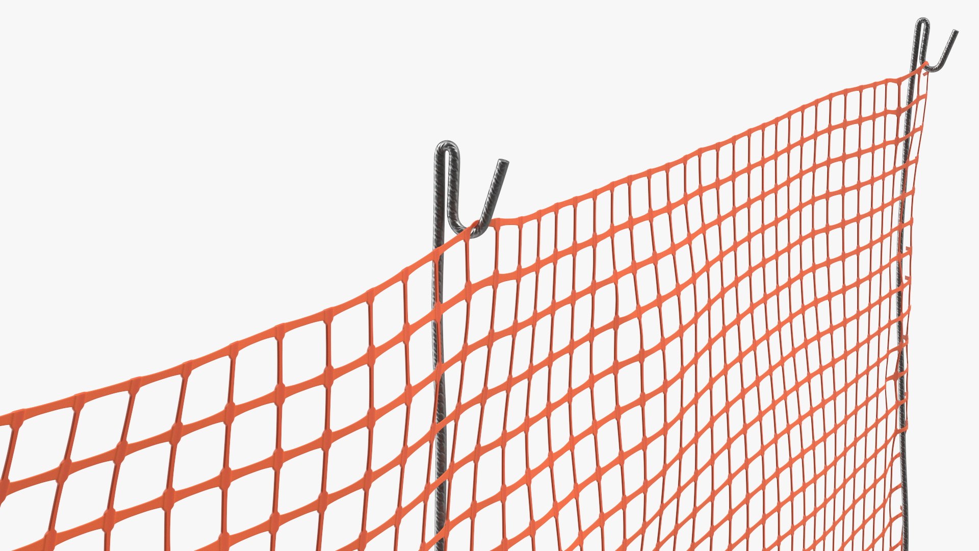 3D Barrier Mesh Fence Line - TurboSquid 2047529