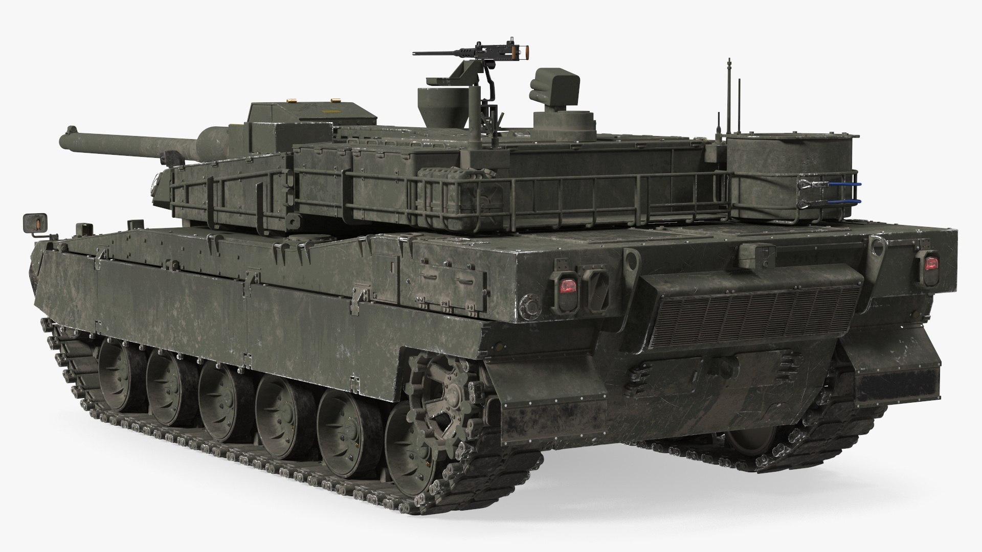 K2 Black Panther Tank Dirty Rigged 3D - TurboSquid 2225199