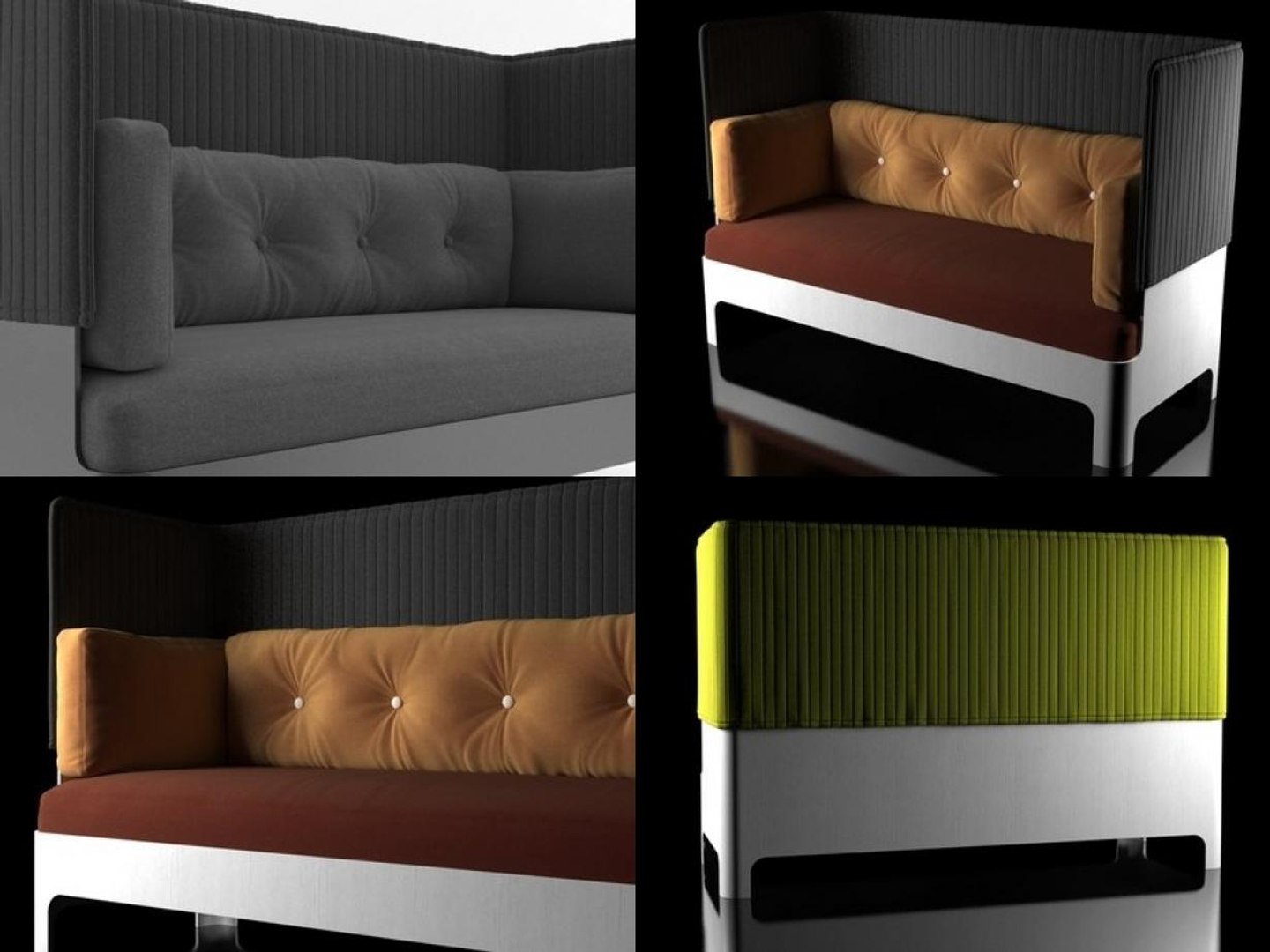 Koja Sofa 3D Model - TurboSquid 1177000