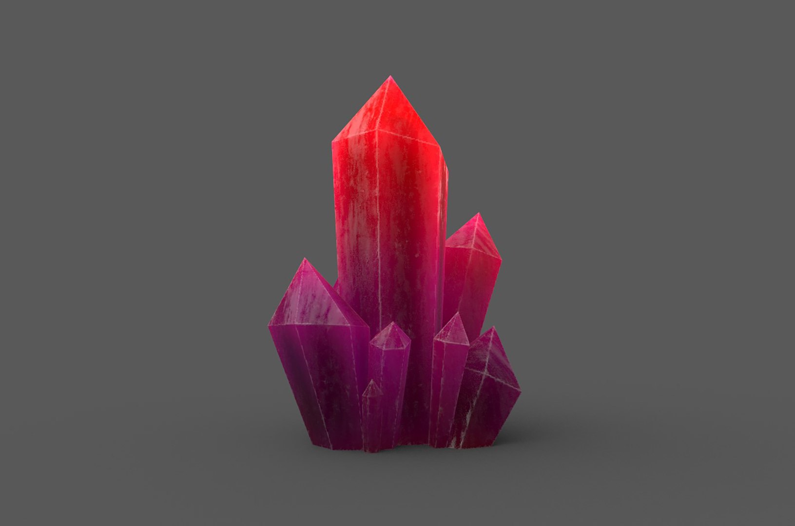 3D Crystal Low-poly - TurboSquid 1538502