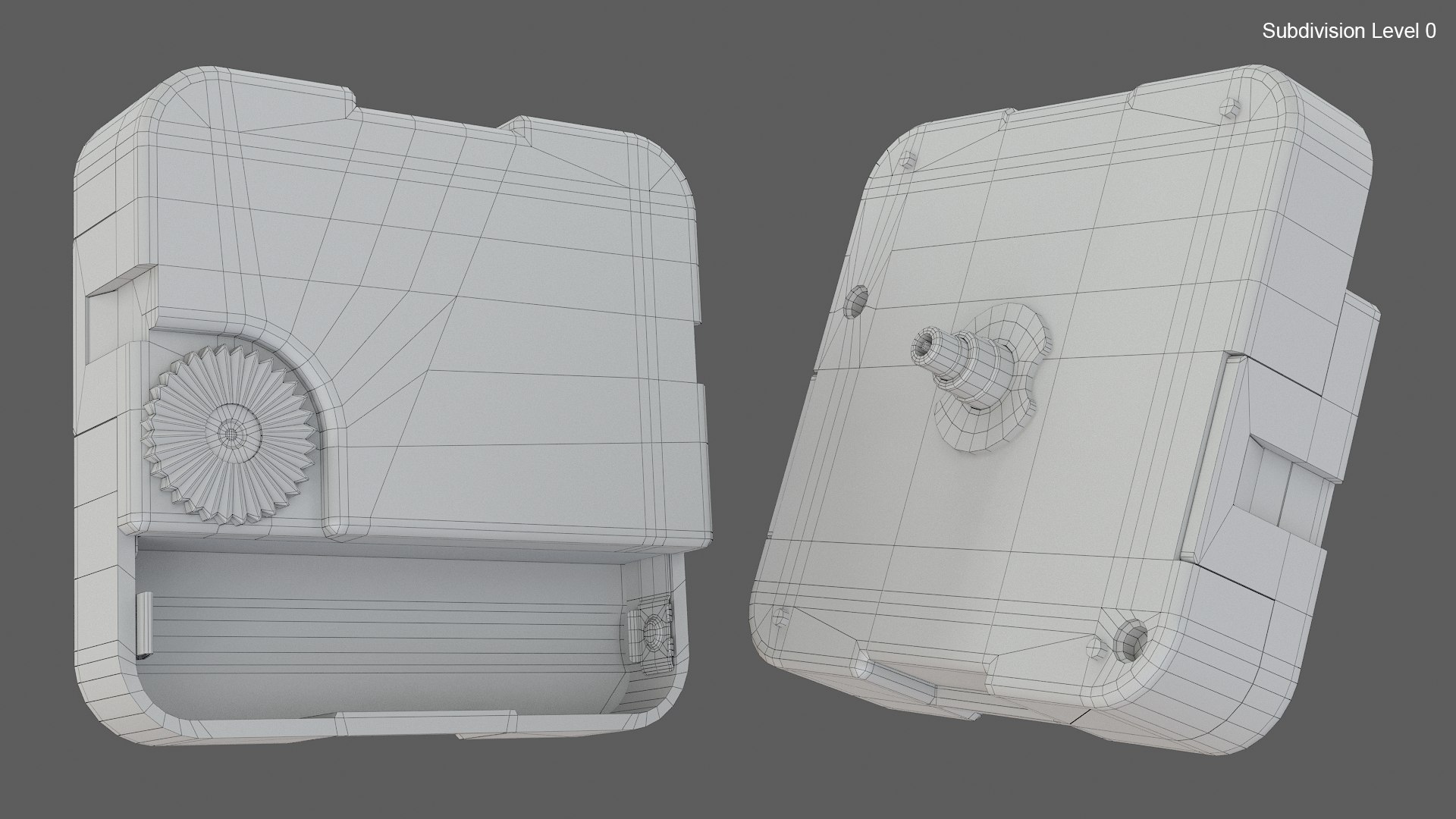 3D Model Quartz Clock Mechanism - TurboSquid 1983347