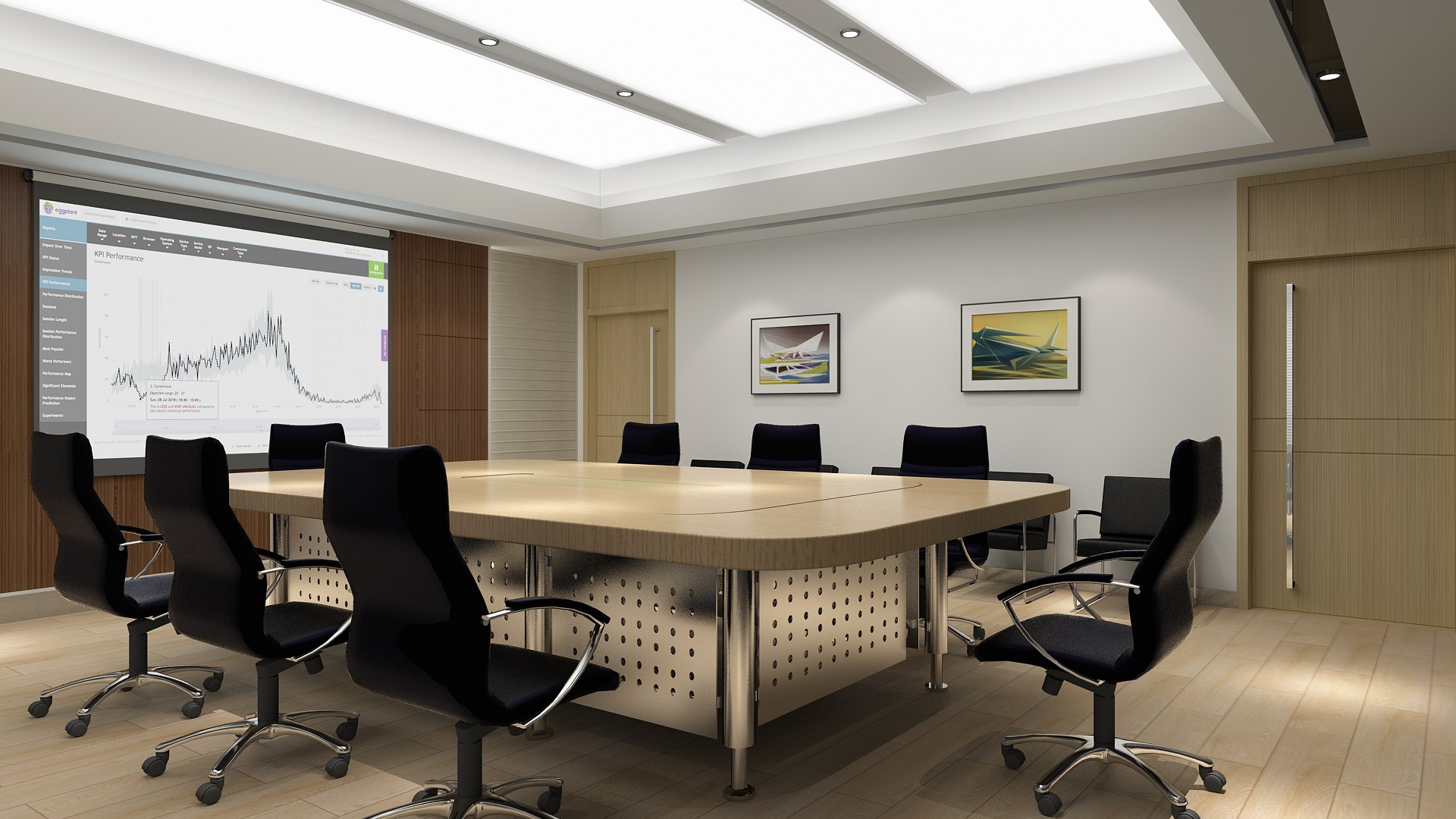 3D Conference Room 12 Model - TurboSquid 2181032