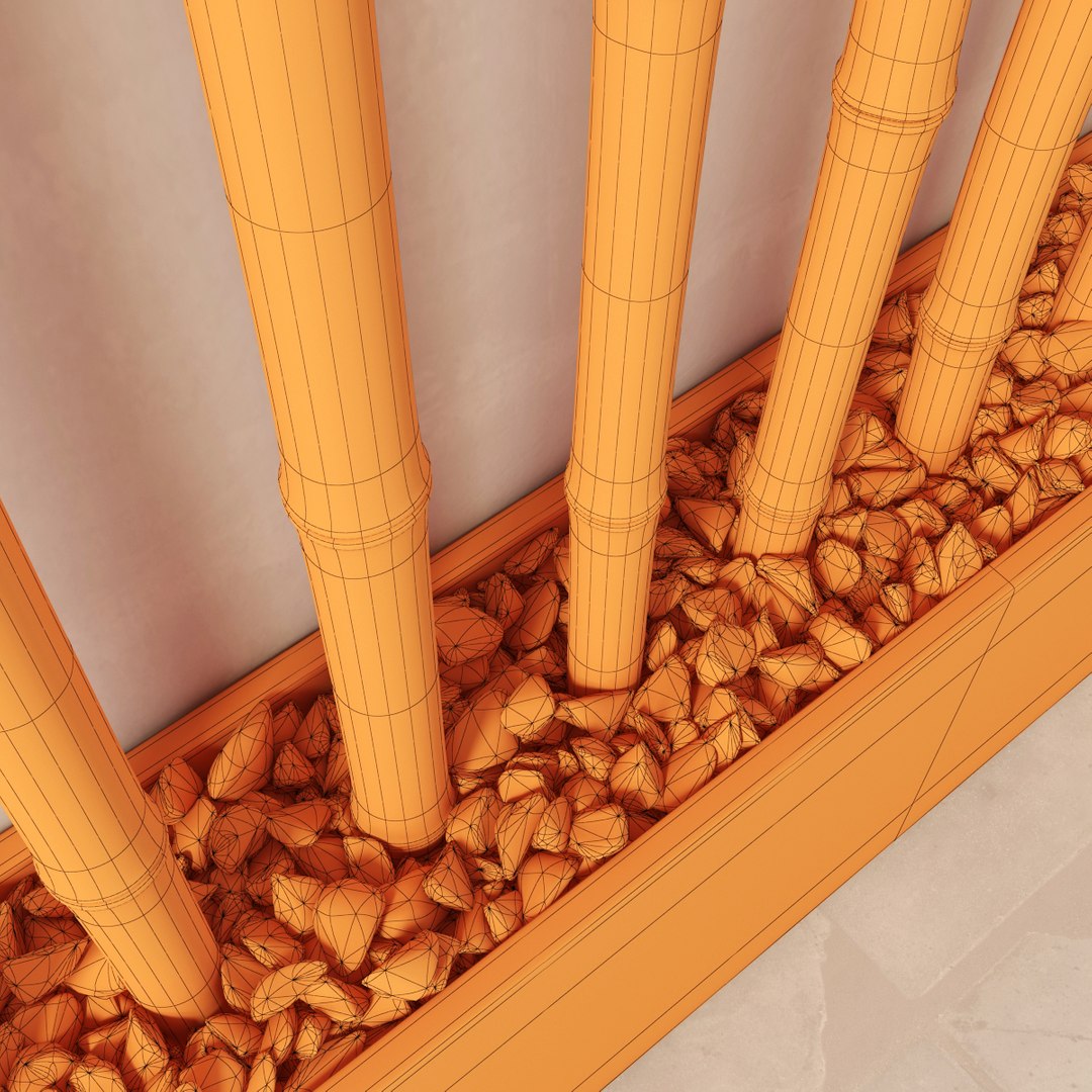 Decor bamboo model - TurboSquid 1477010