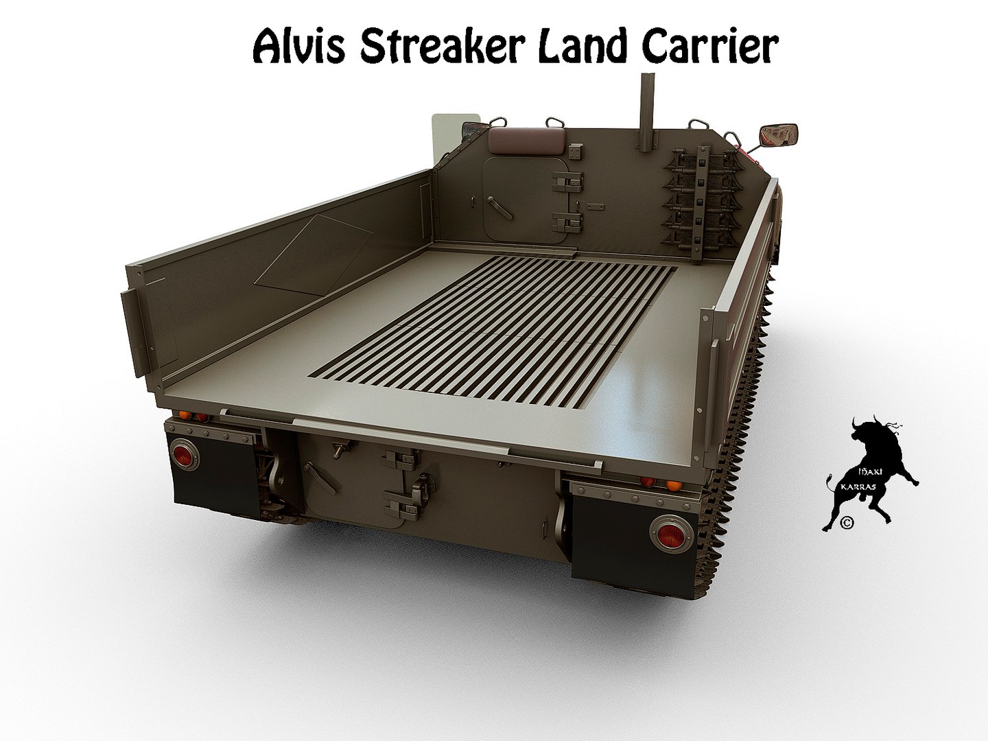 Alvis streaker carrier 3D model - TurboSquid 1266118
