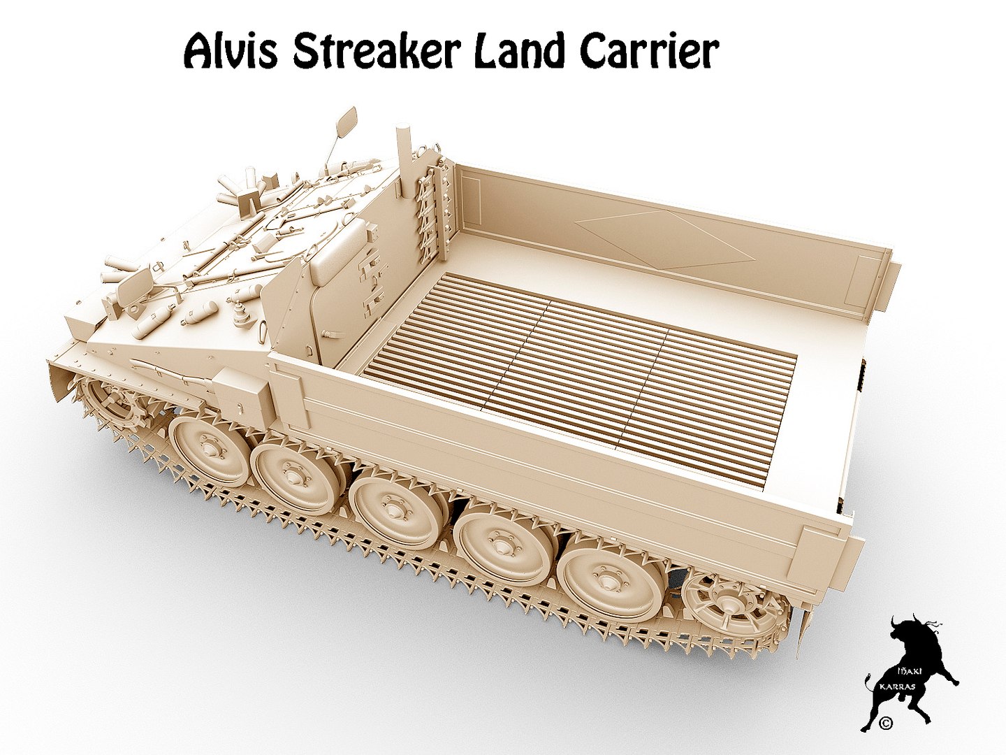 Alvis streaker carrier 3D model - TurboSquid 1266118