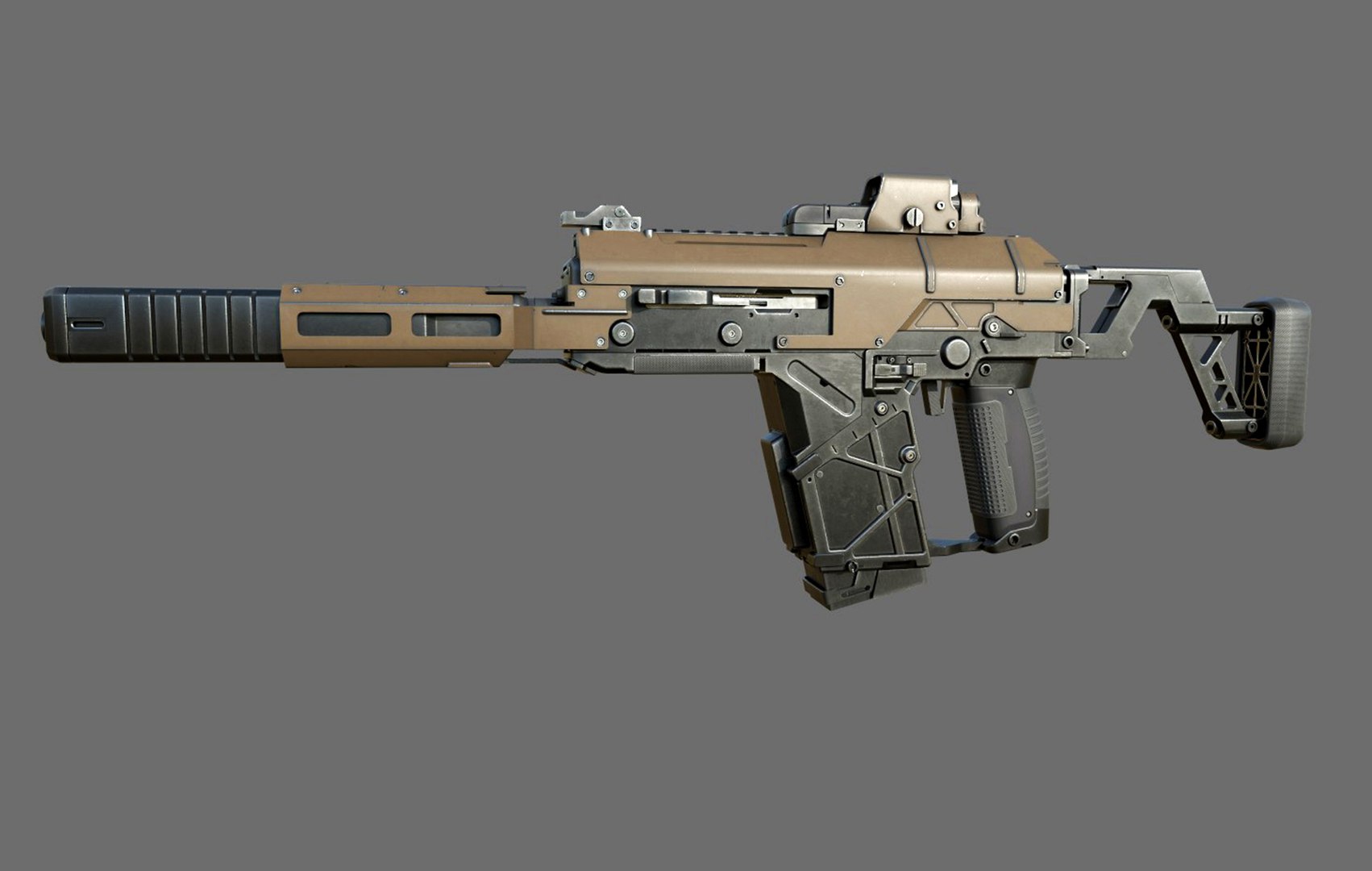3D Rifle Textured model - TurboSquid 2112530