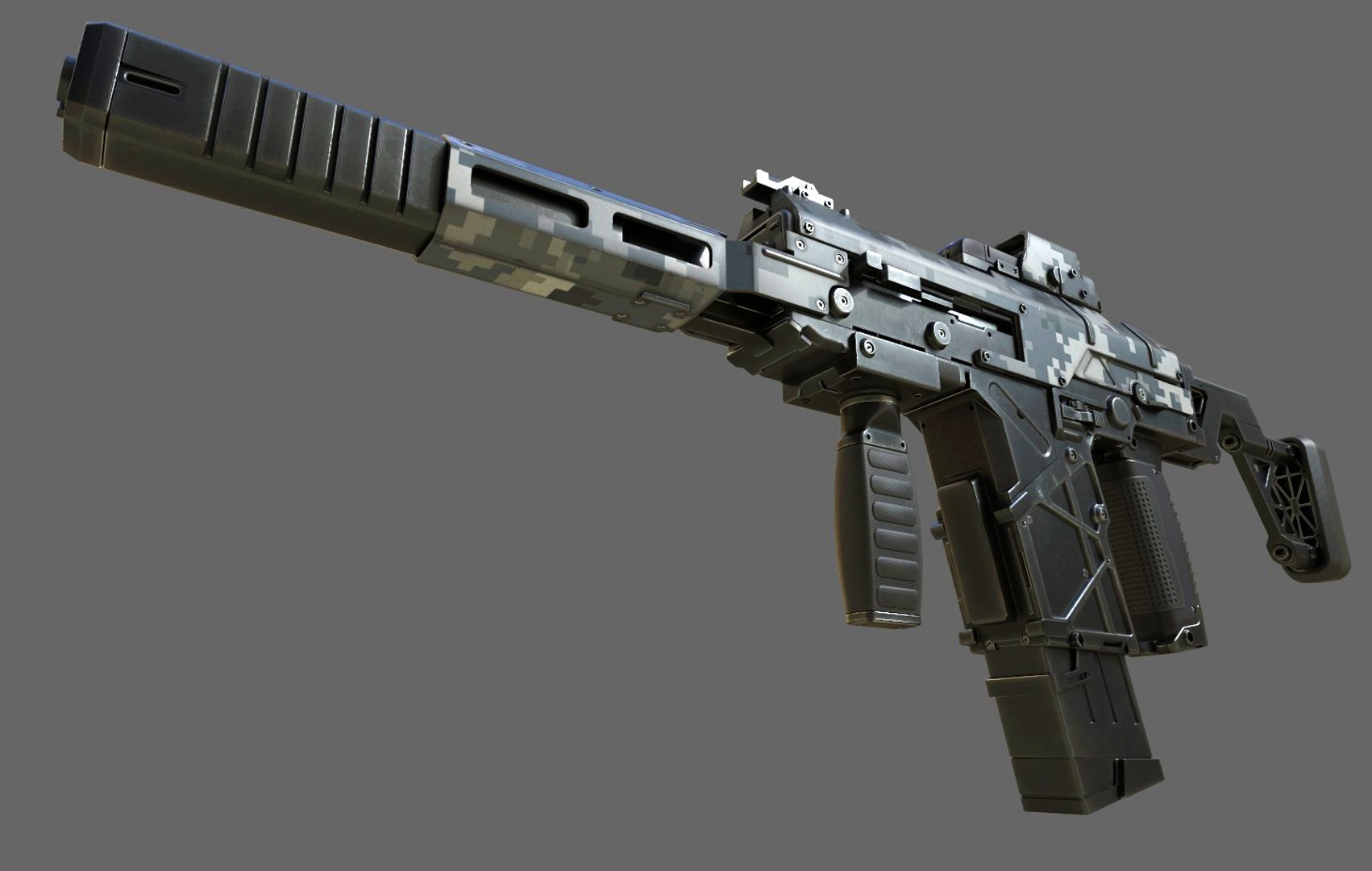 3D Rifle Textured model - TurboSquid 2112530