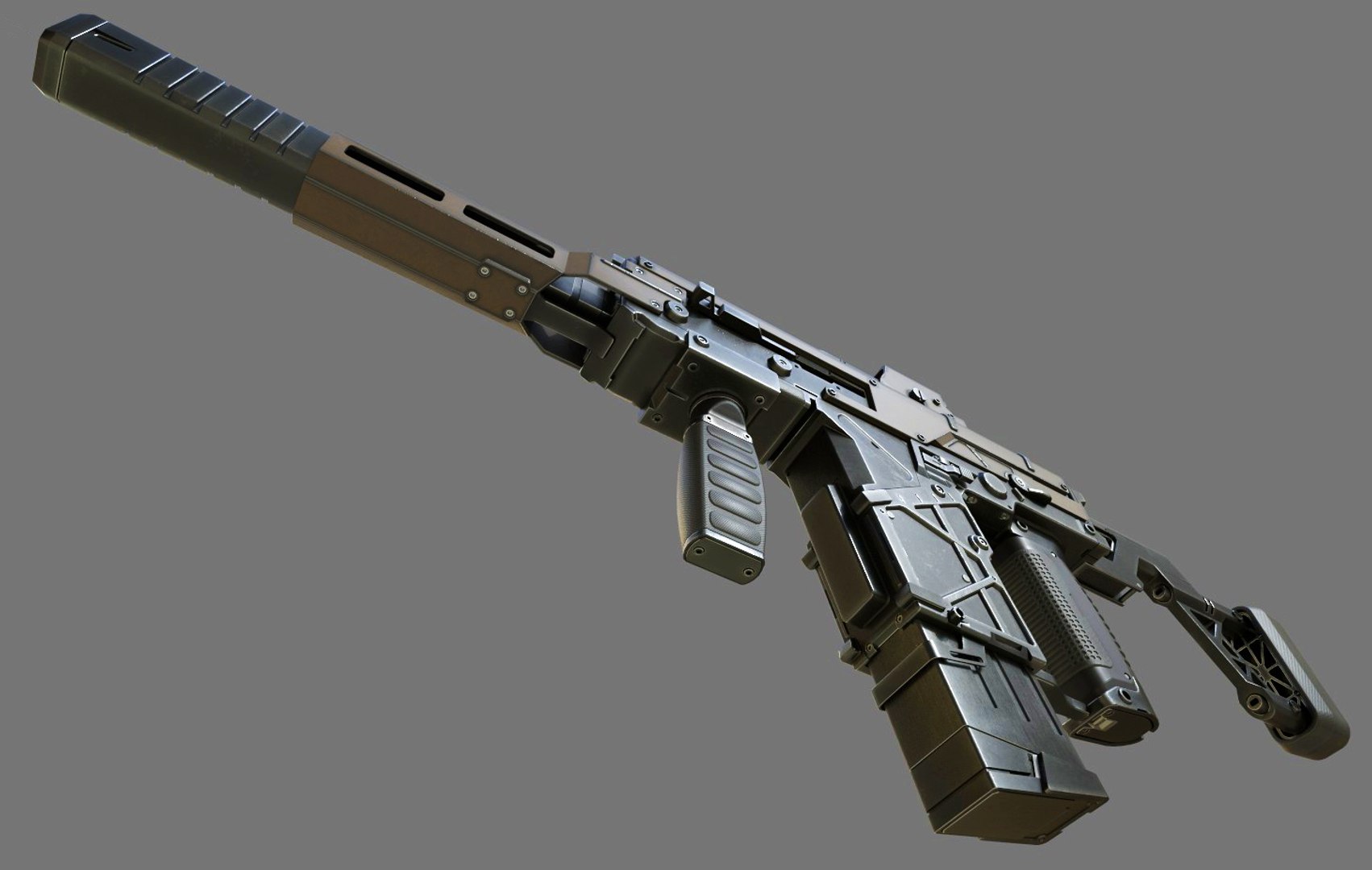 3D Rifle Textured model - TurboSquid 2112530