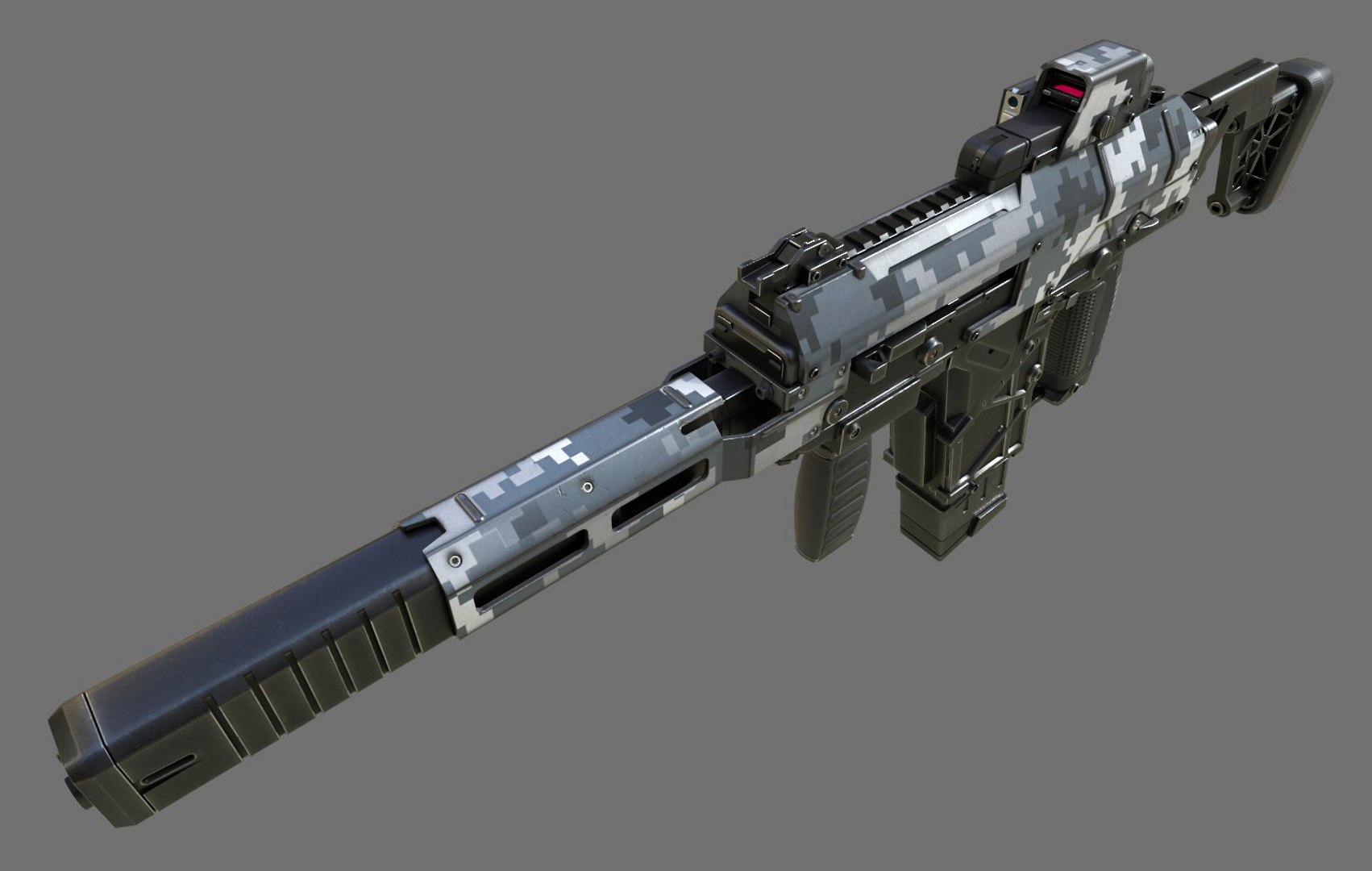 3D Rifle Textured model - TurboSquid 2112530