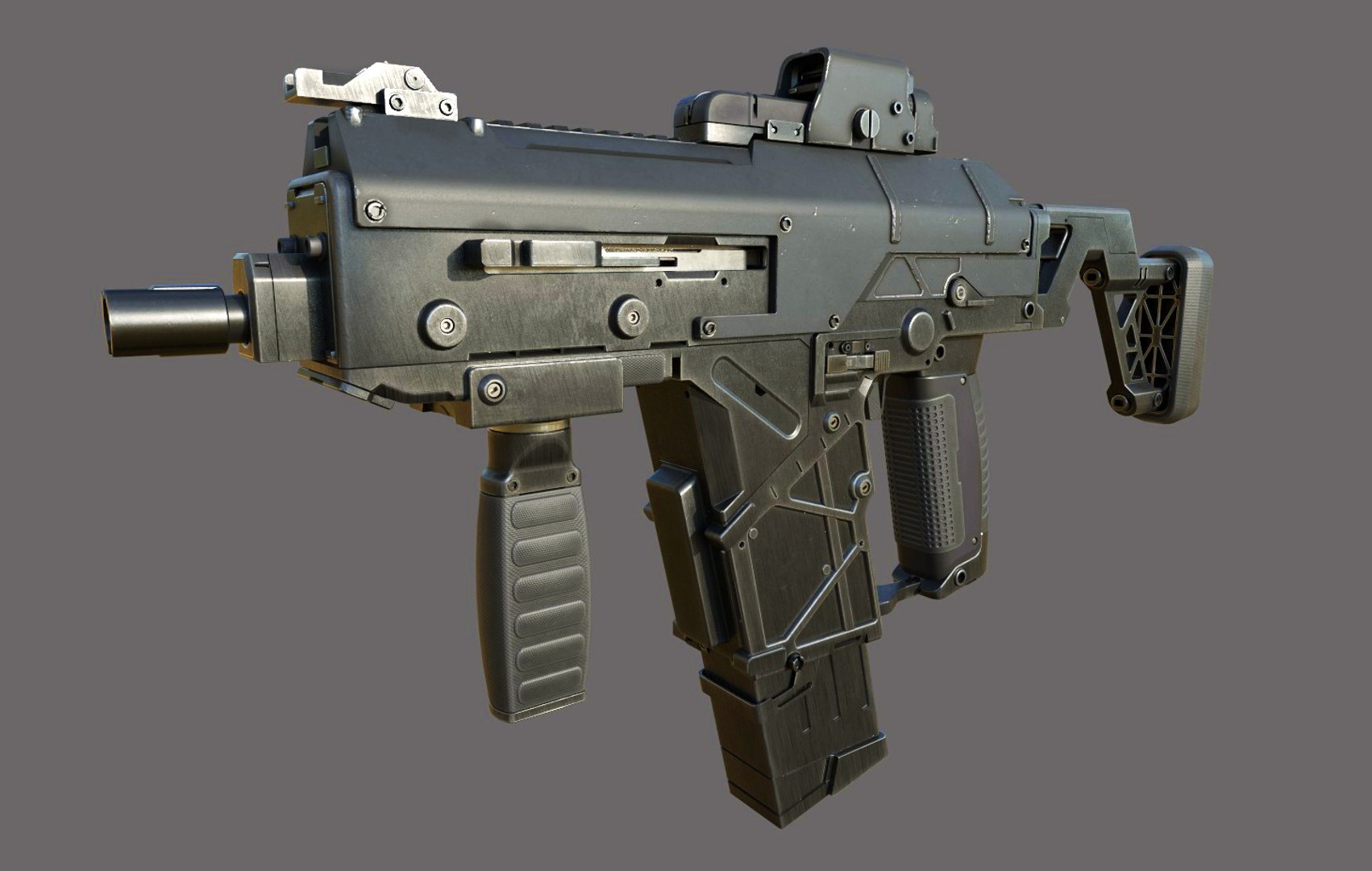 3D Rifle Textured model - TurboSquid 2112530