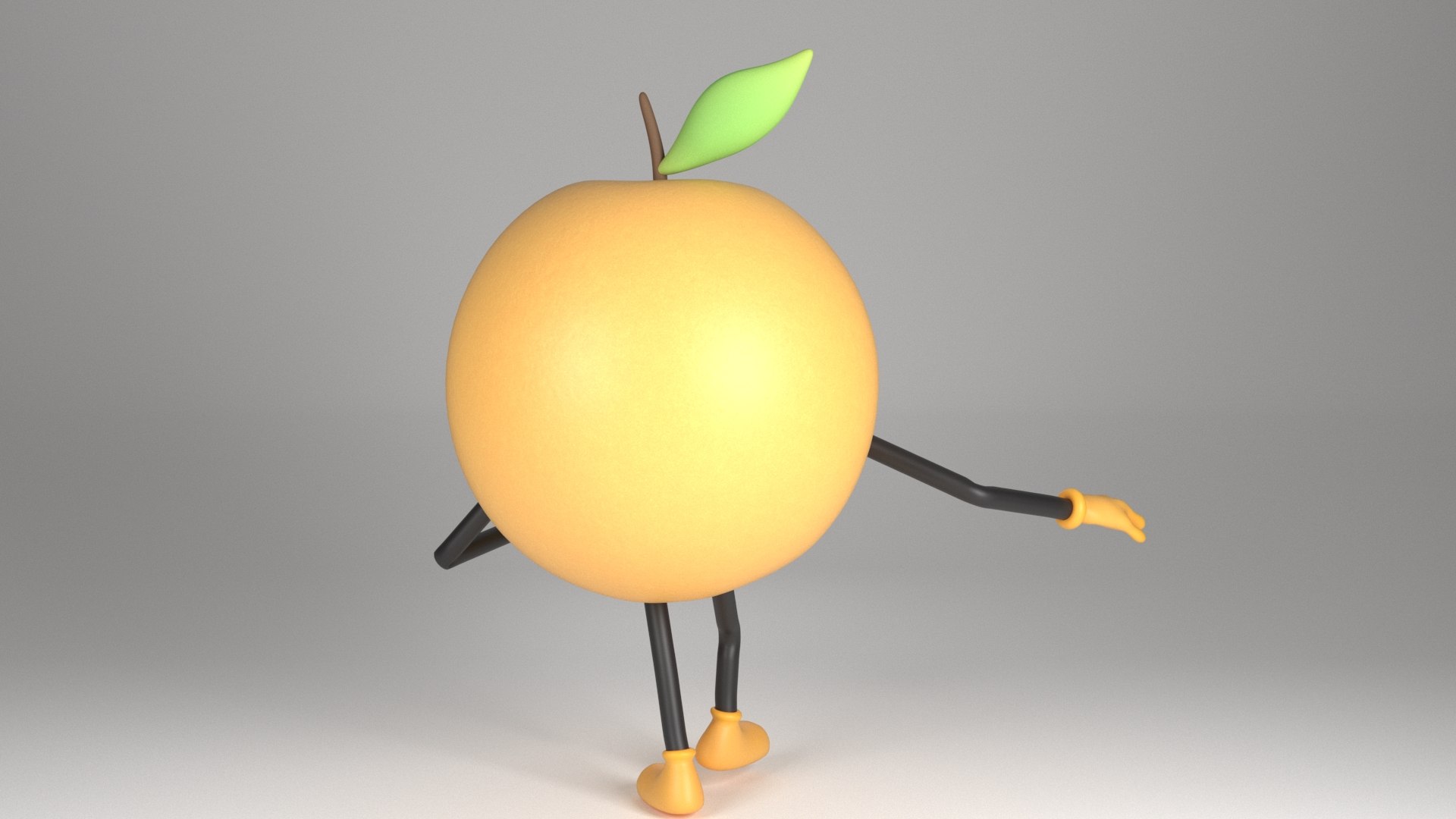 3D Orange Man Character - TurboSquid 2064323