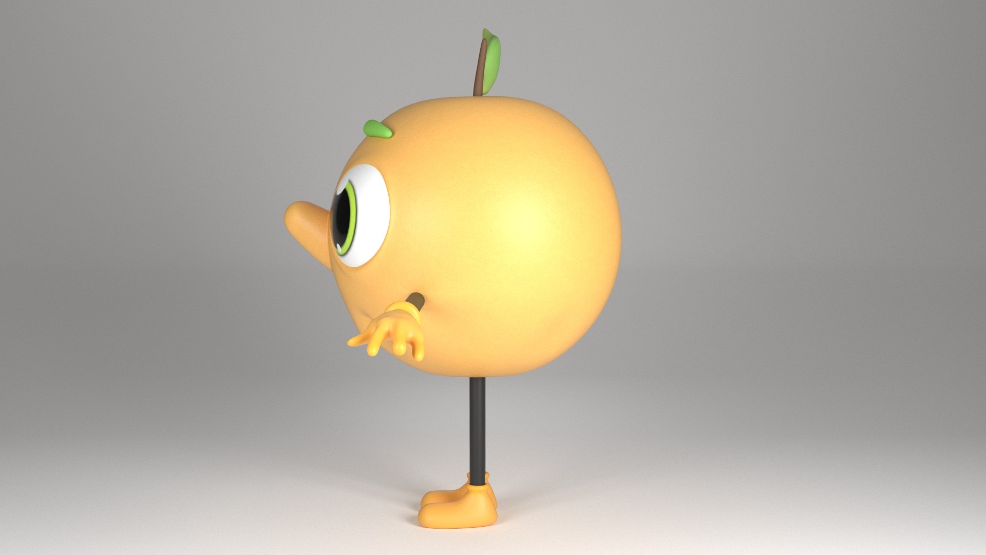 3D Orange Man Character - TurboSquid 2064323