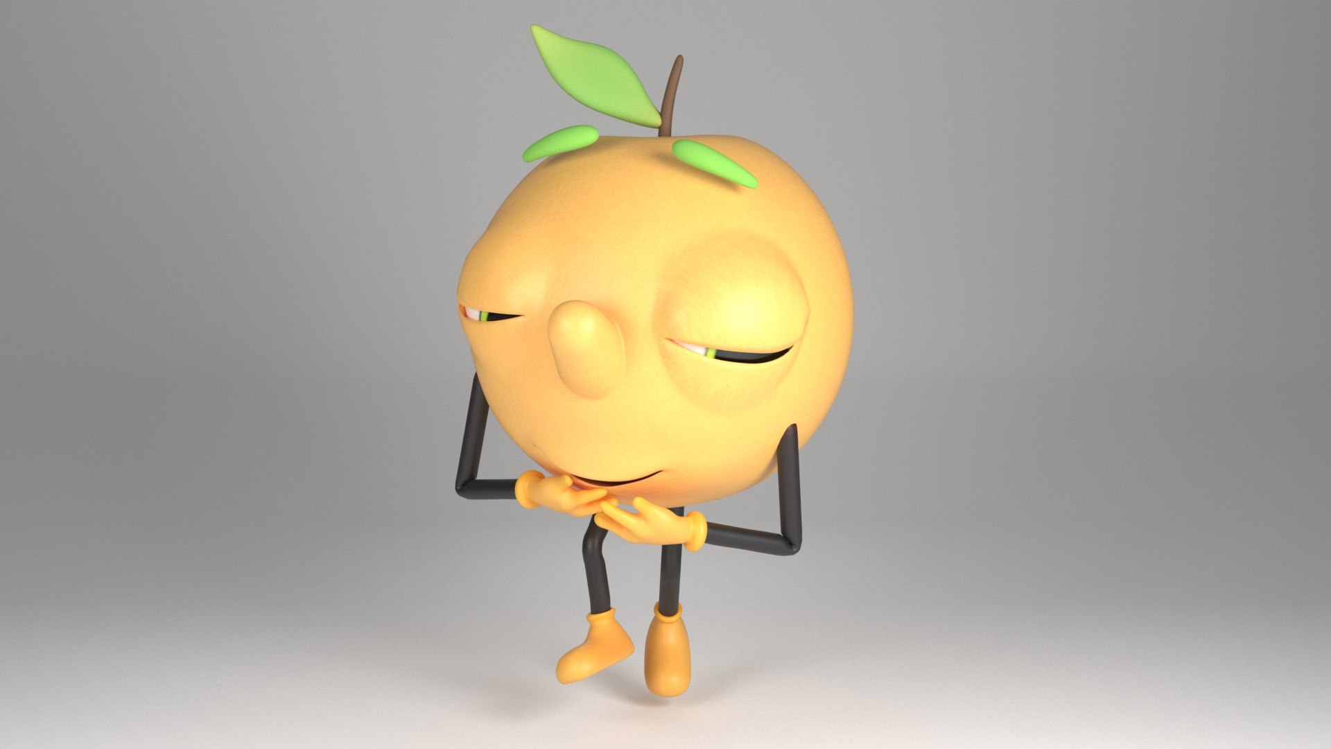 3D Orange Man Character - TurboSquid 2064323