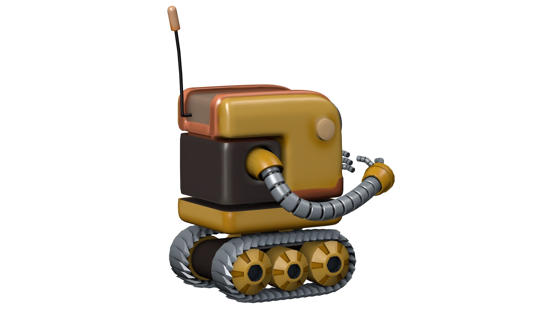 Crawler Robot Character 3D - TurboSquid 2158895