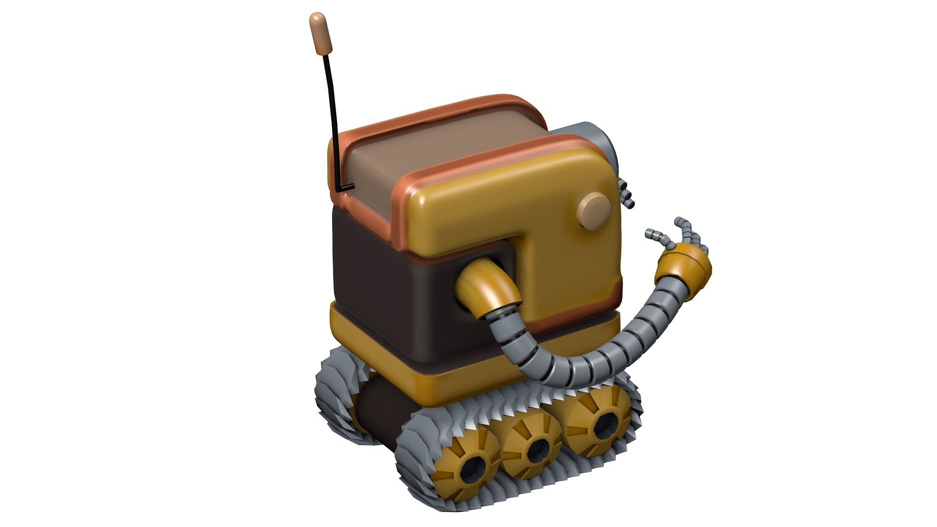 Crawler Robot Character 3D - TurboSquid 2158895