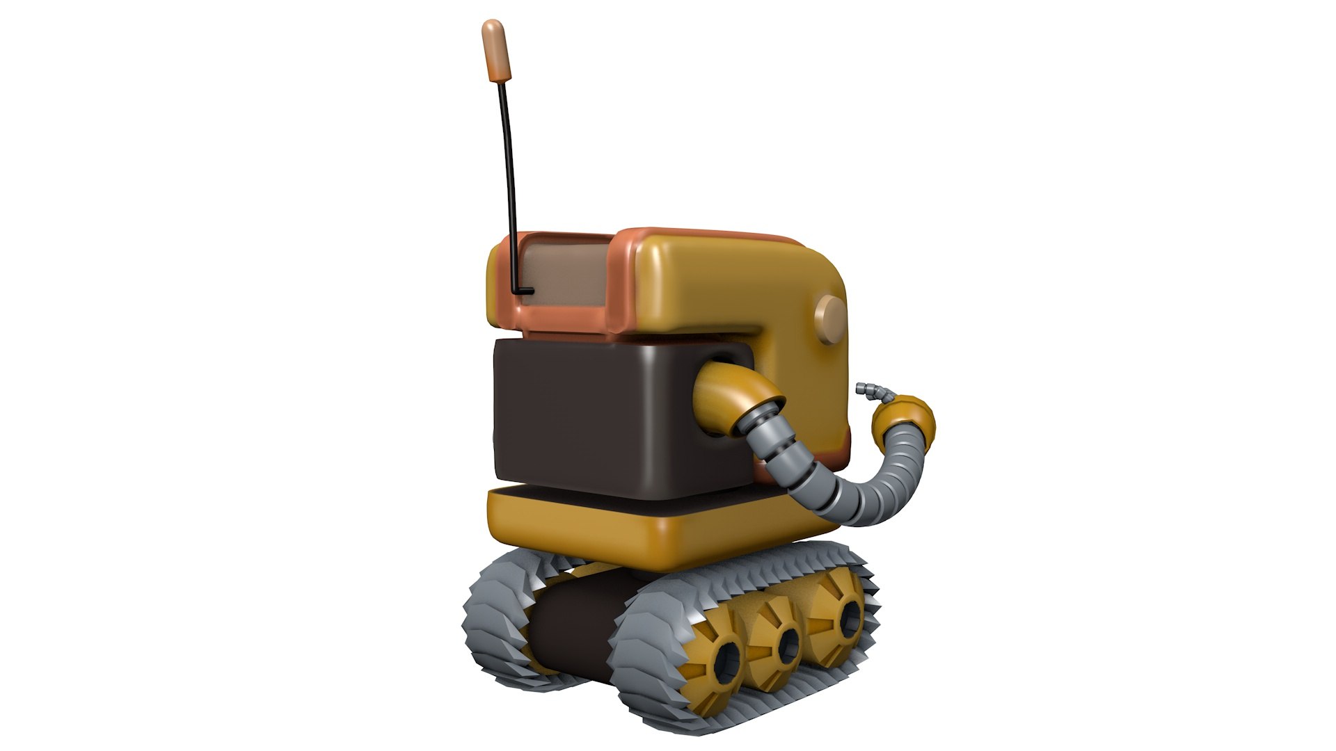 Crawler Robot Character 3D - TurboSquid 2158895