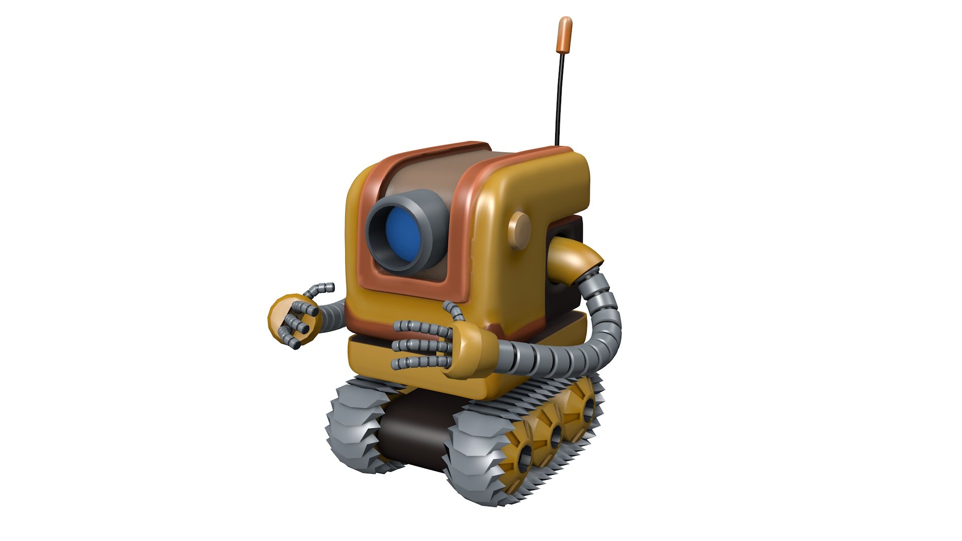 Crawler Robot Character 3D - TurboSquid 2158895