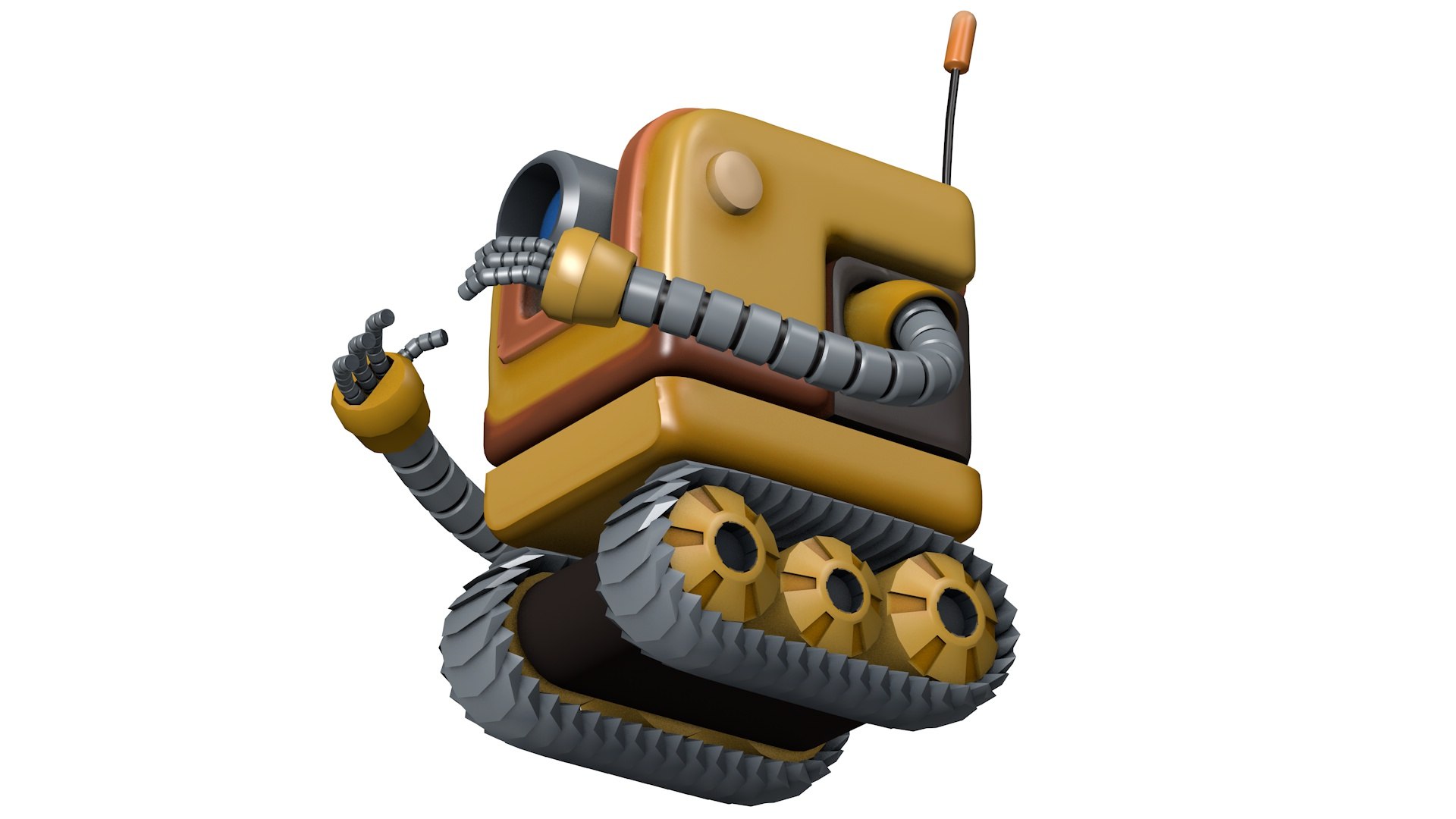 Crawler Robot Character 3D - TurboSquid 2158895