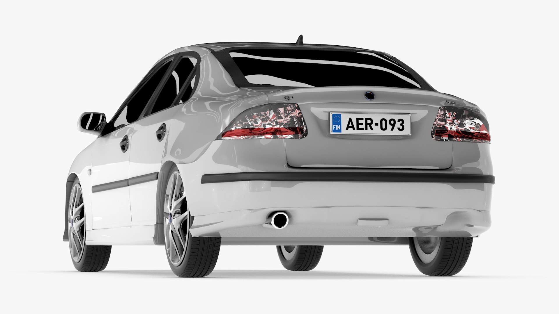 Saab 9-3 Aero 3D - TurboSquid 1745451