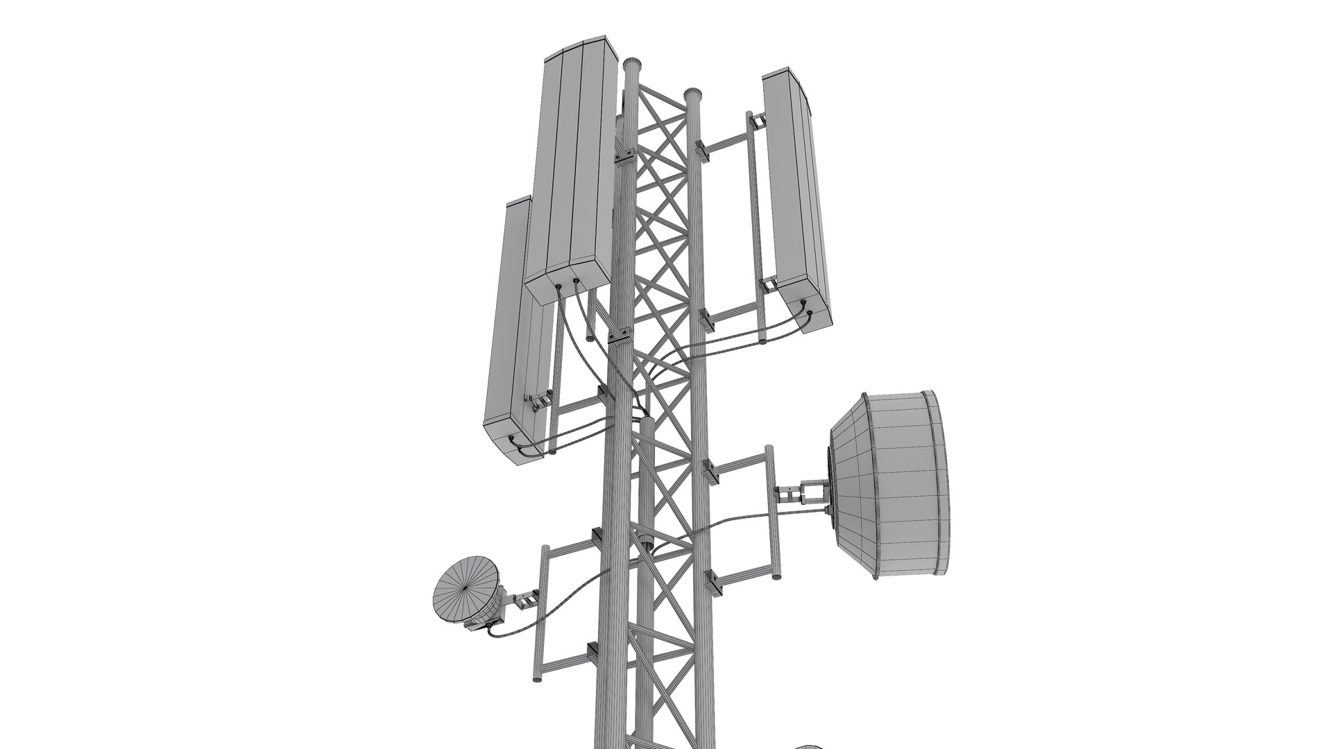 3D Cell Phone Tower - TurboSquid 2272879