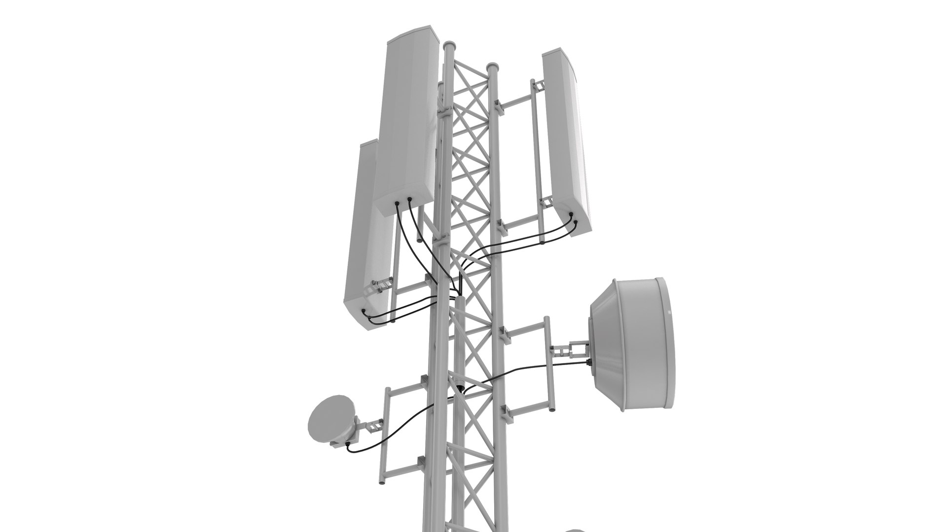 3D Cell Phone Tower - TurboSquid 2272879