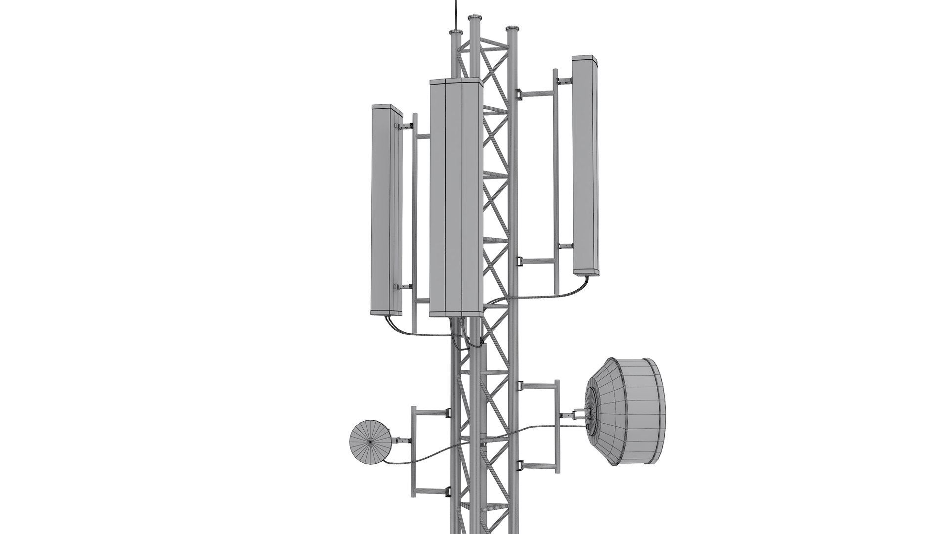 3D Cell Phone Tower - TurboSquid 2272879
