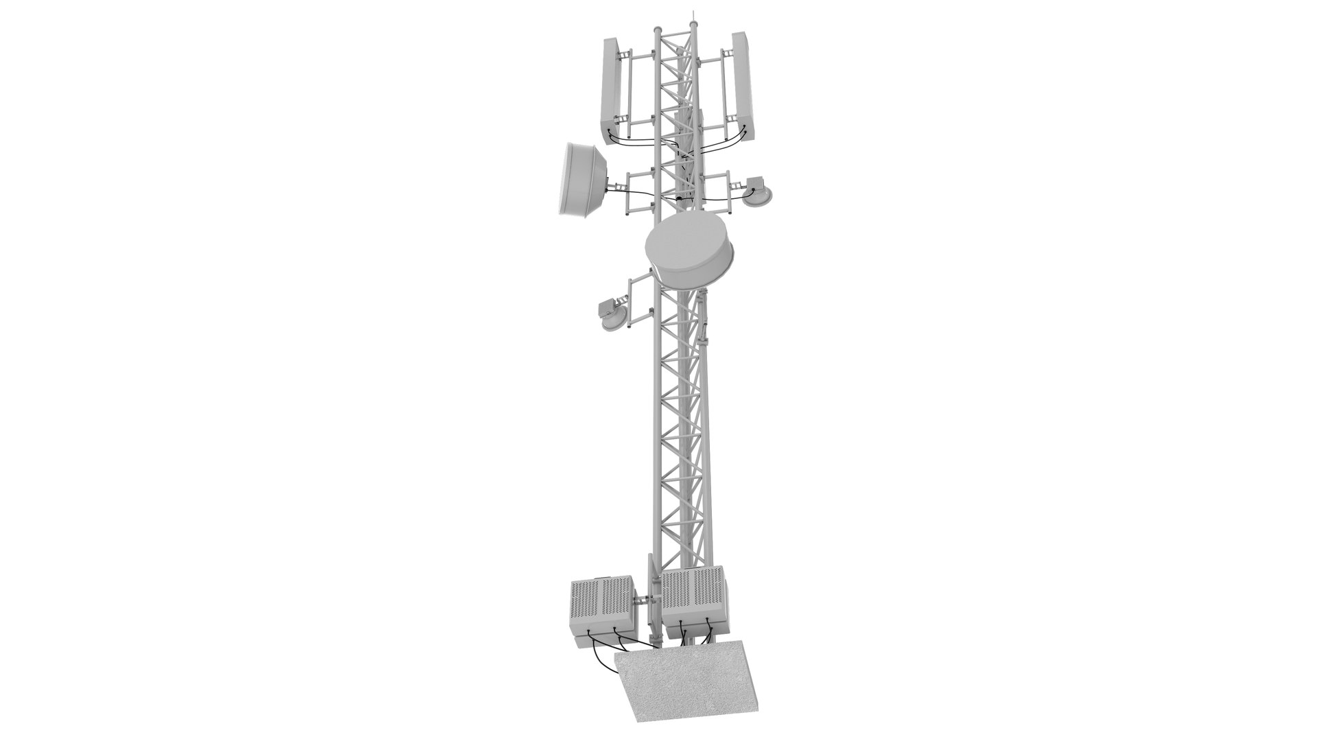 3D Cell Phone Tower - TurboSquid 2272879