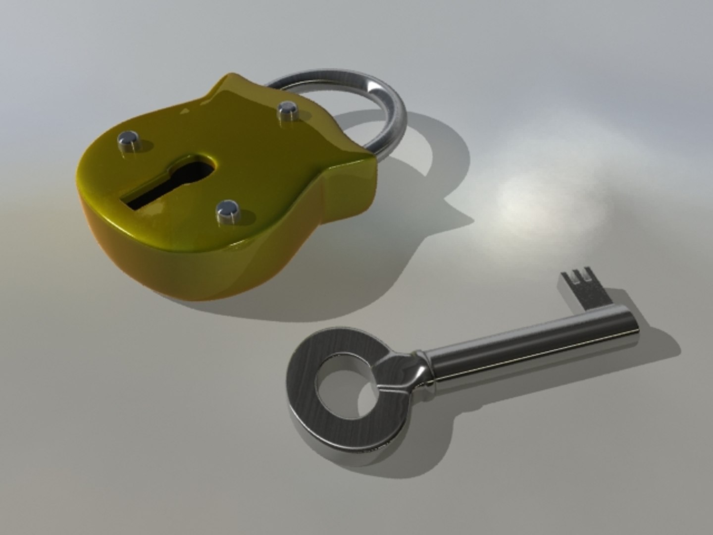 Obj Padlock Keyhole