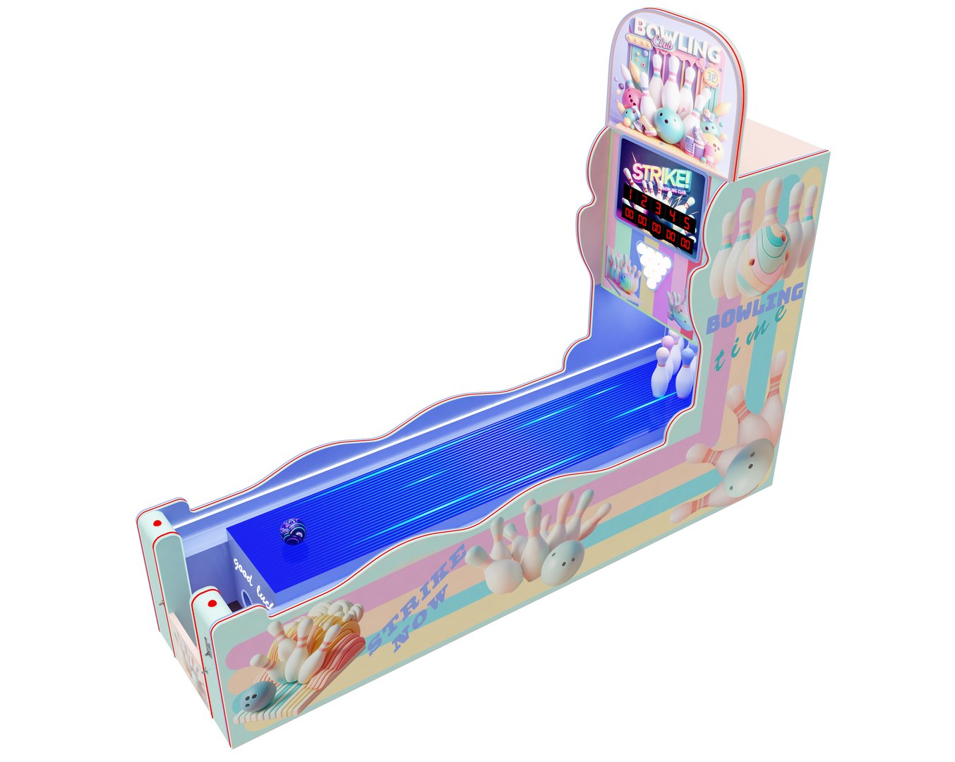 Arcade Game Room Props Package 7 Pieces Game Machines 3D Model ...