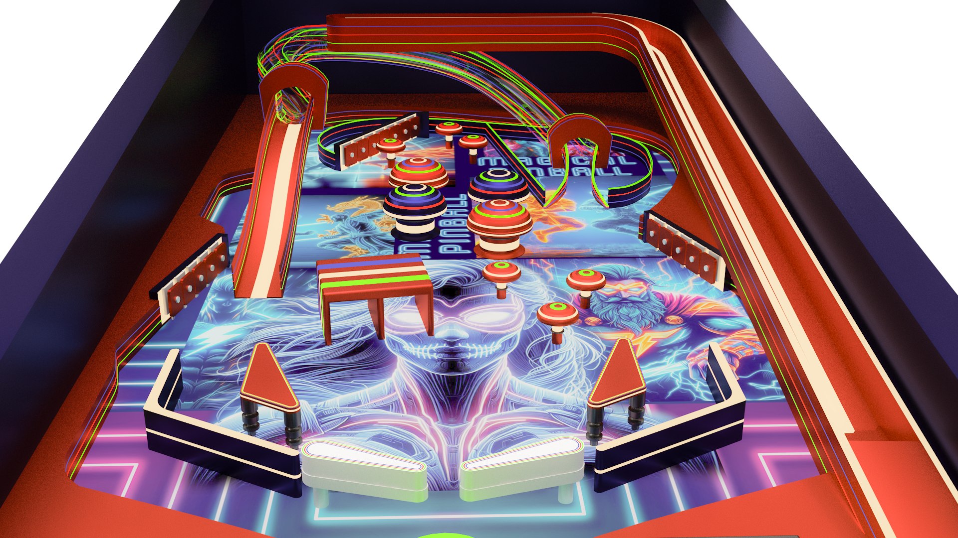 Arcade Game Room Props Package 7 Pieces Game Machines 3D Model ...