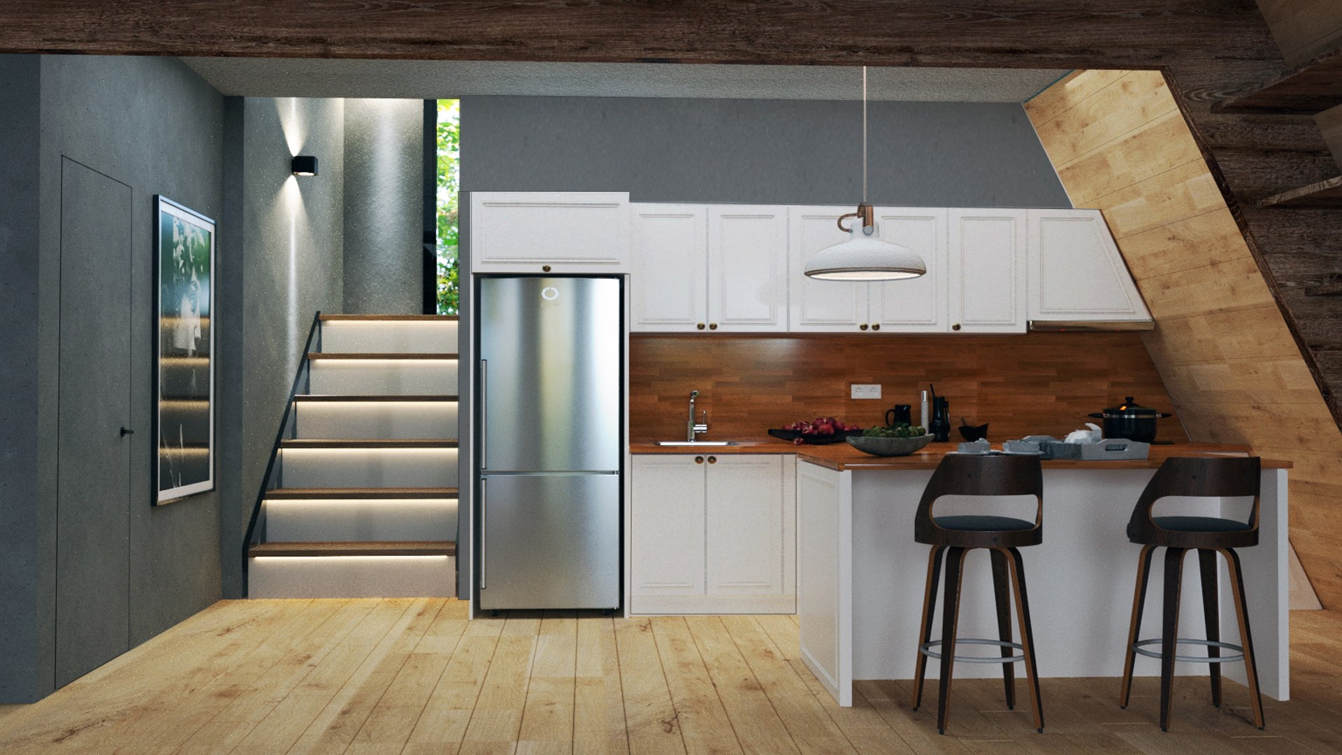 3D 3D A FRAME HOUSE Model - TurboSquid 1822524