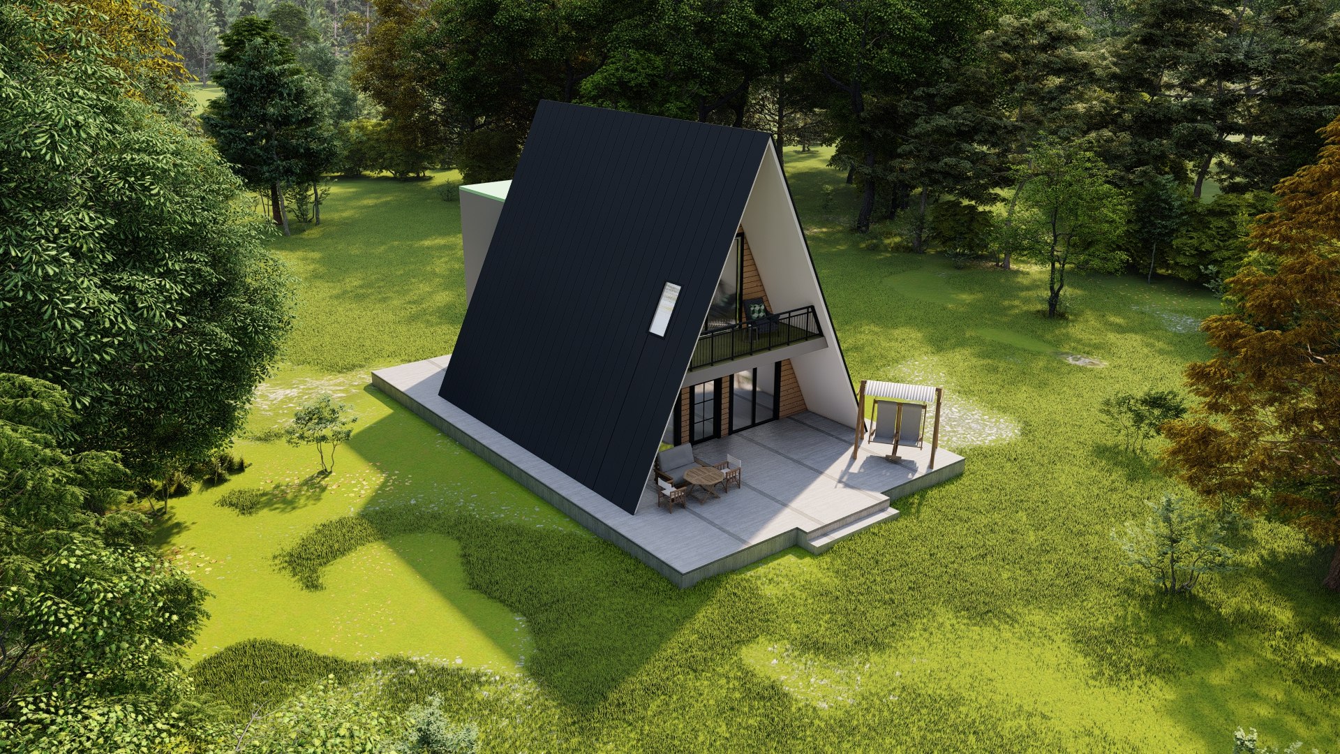 3D 3D A FRAME HOUSE Model - TurboSquid 1822524